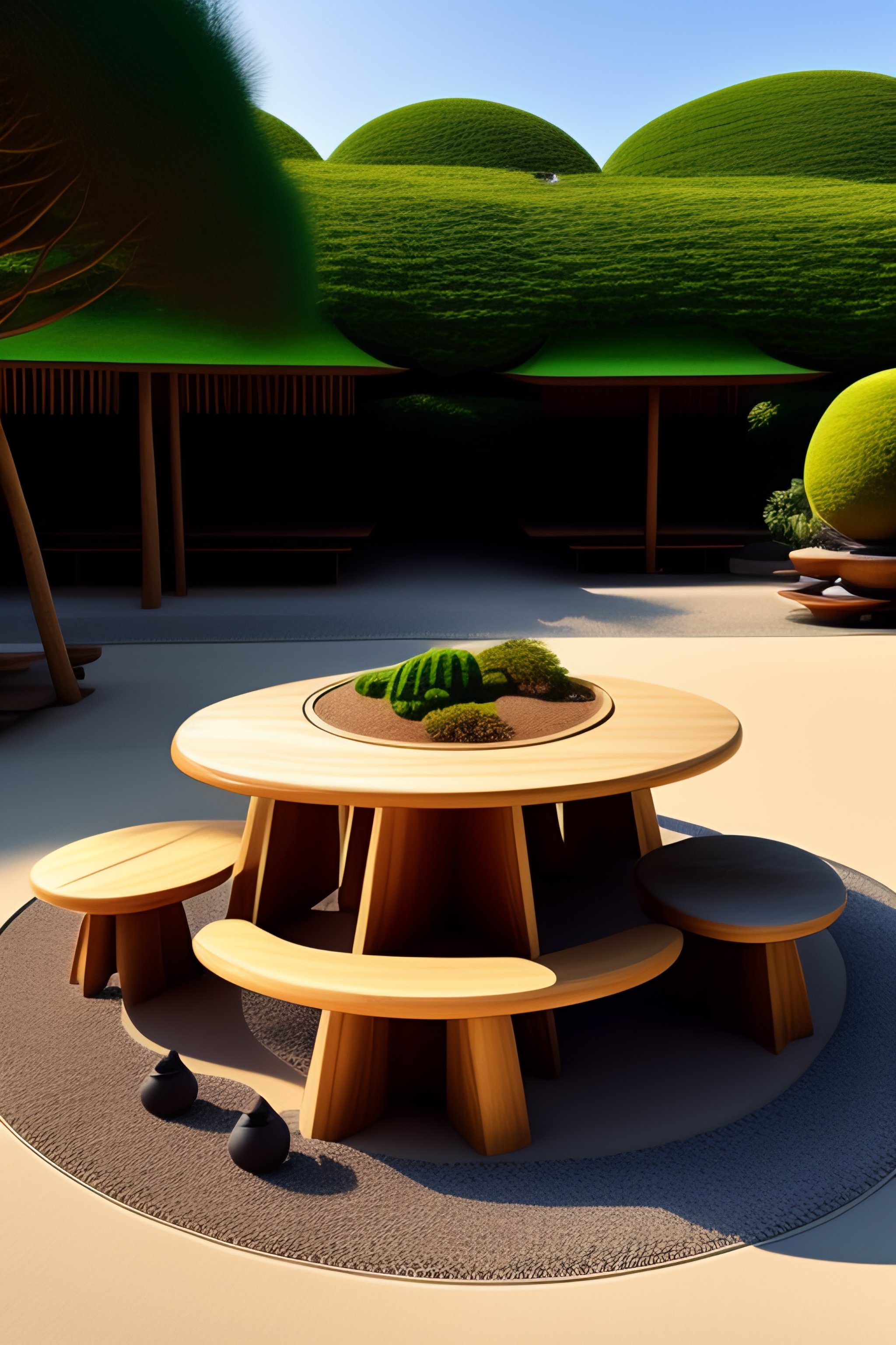 Lexica - Japan, terrace, food, desert, Teahouse plant Eating and ...