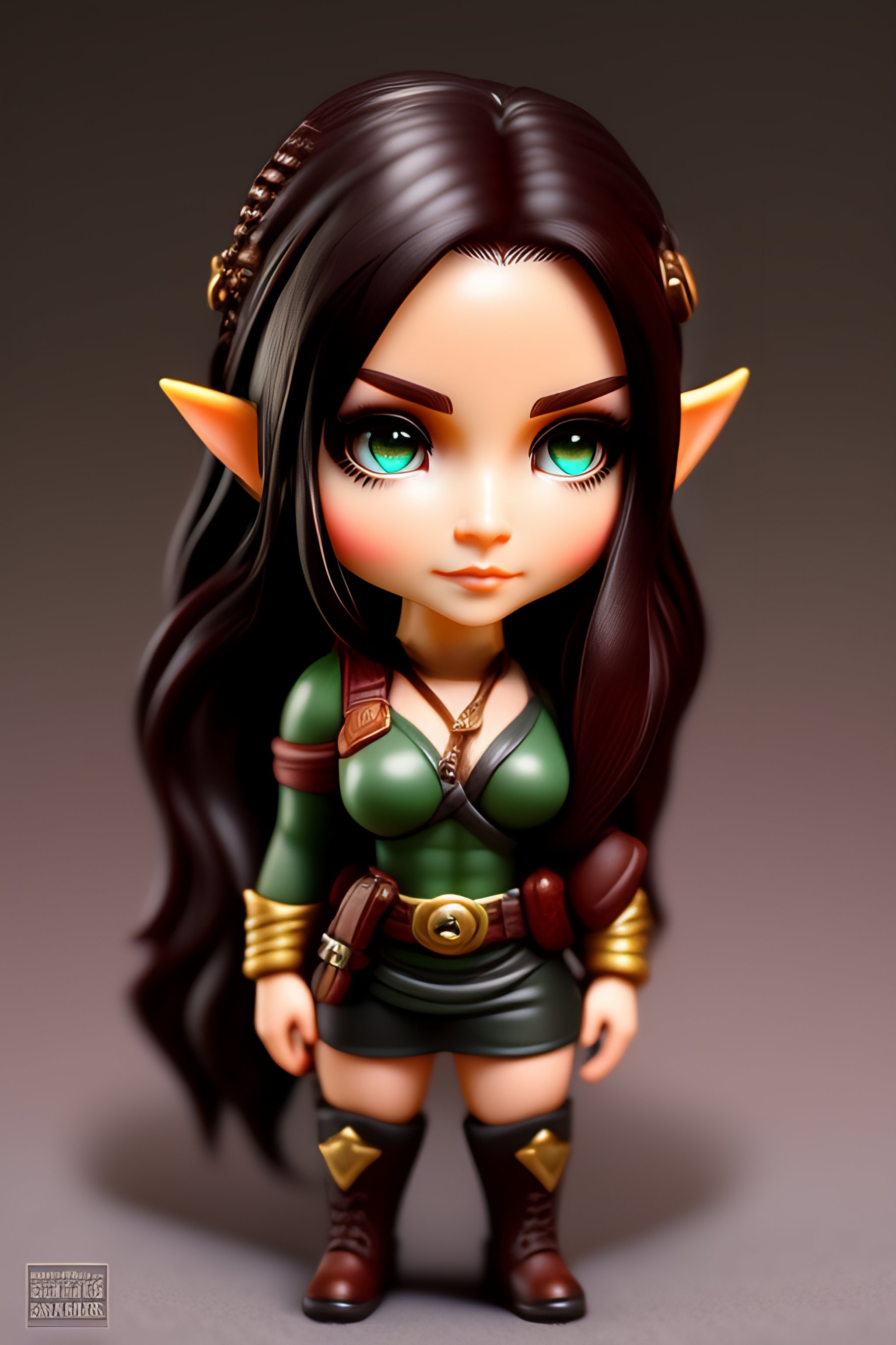 Lexica - Comfy elvish chibi Lara croft