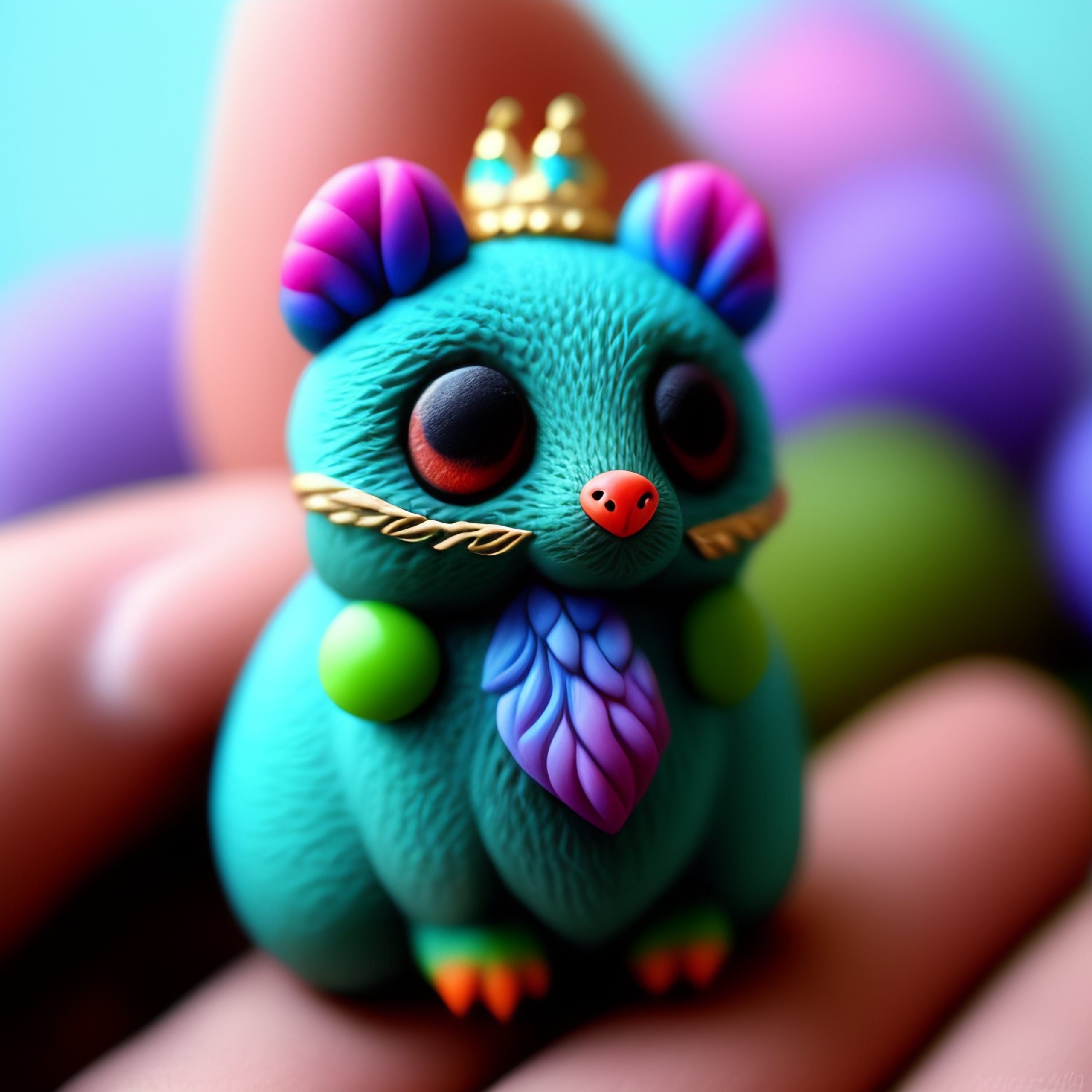 Lexica - Polymer clay fantasy creature cute