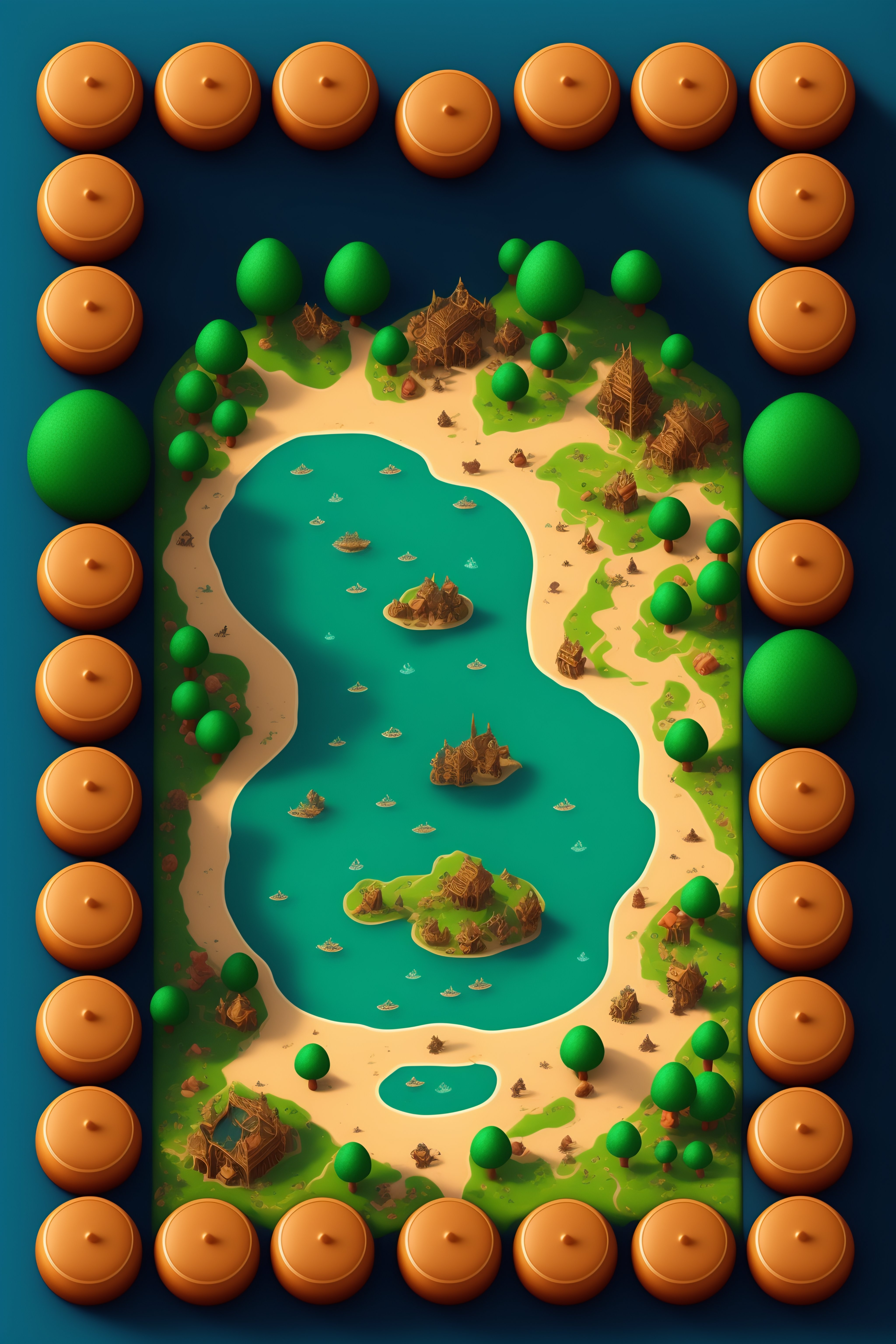 Lexica - Map of ant game with 10 point