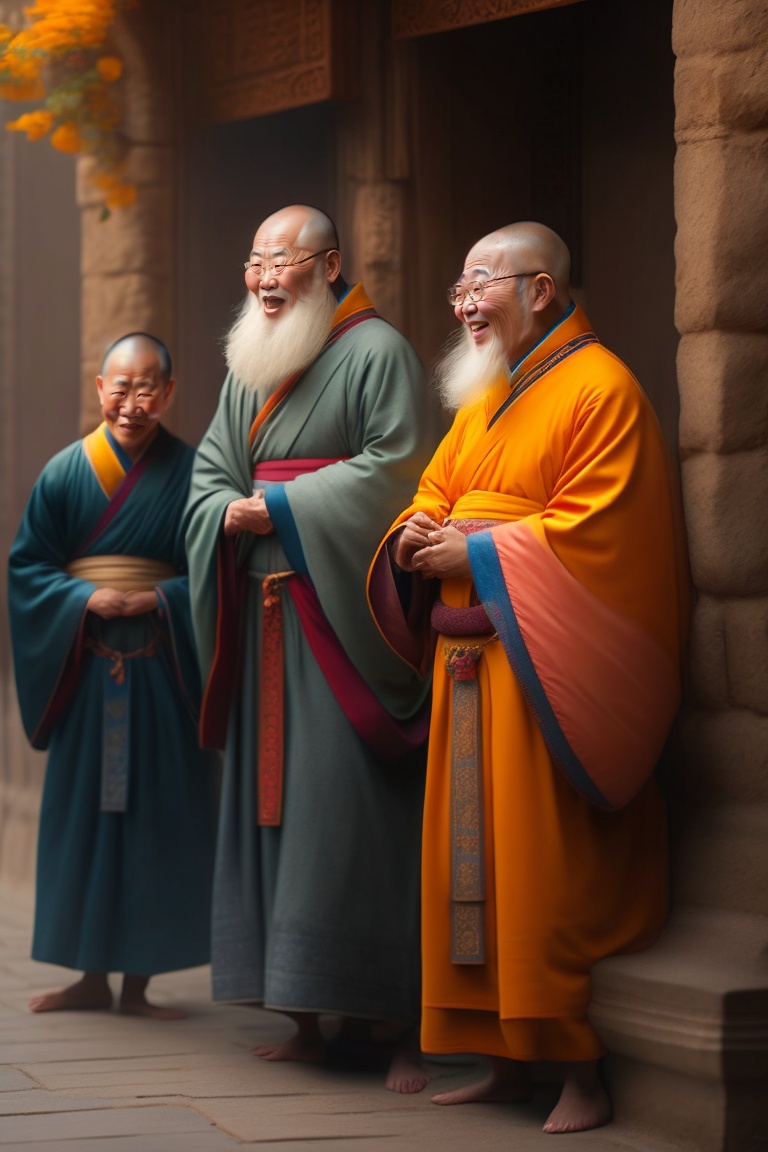 Lexica - Once Upon a time in ancient China, there lived 3 old monks ...