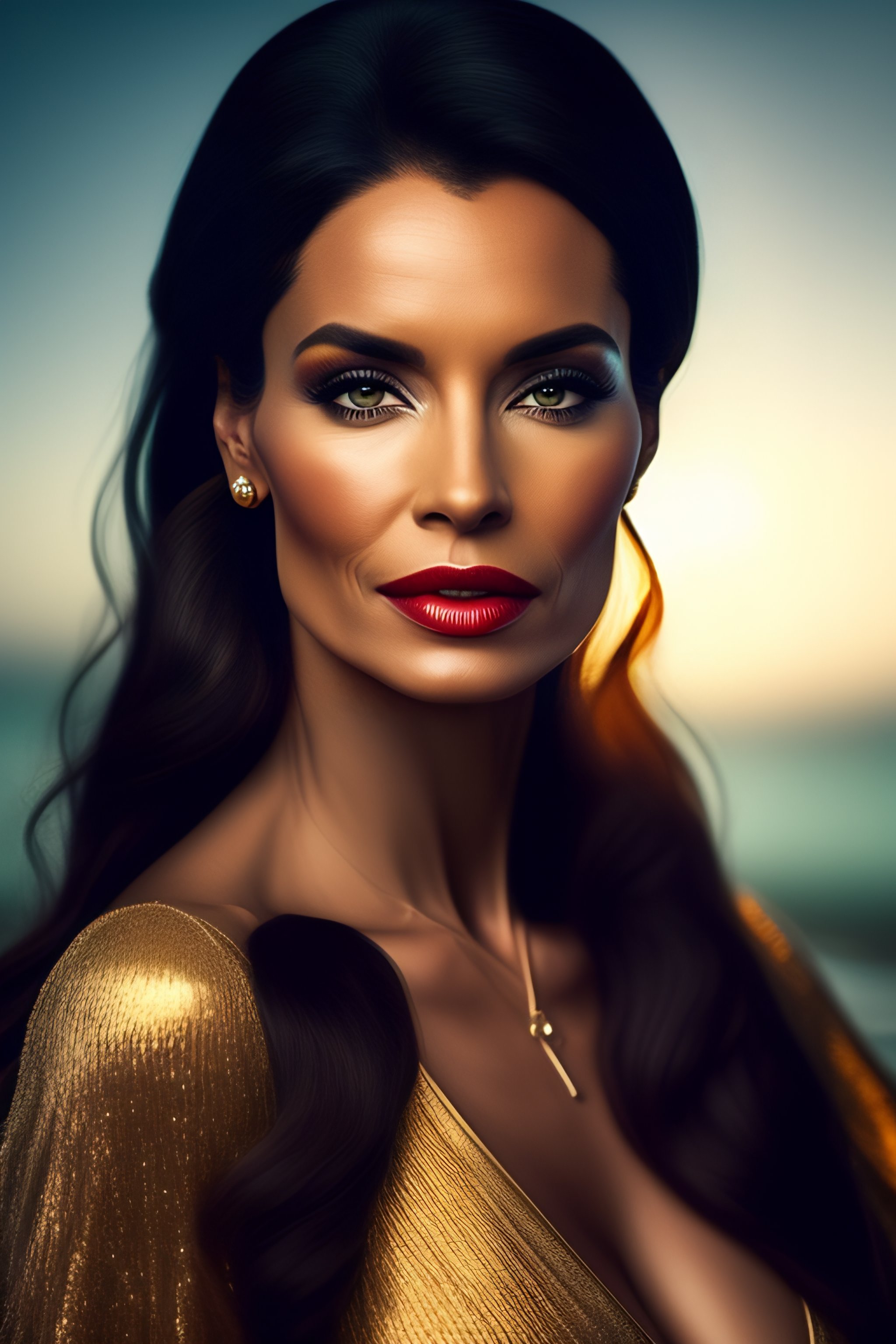 Lexica - A beautiful woman,about thirty years of age,slim,tall and full ...