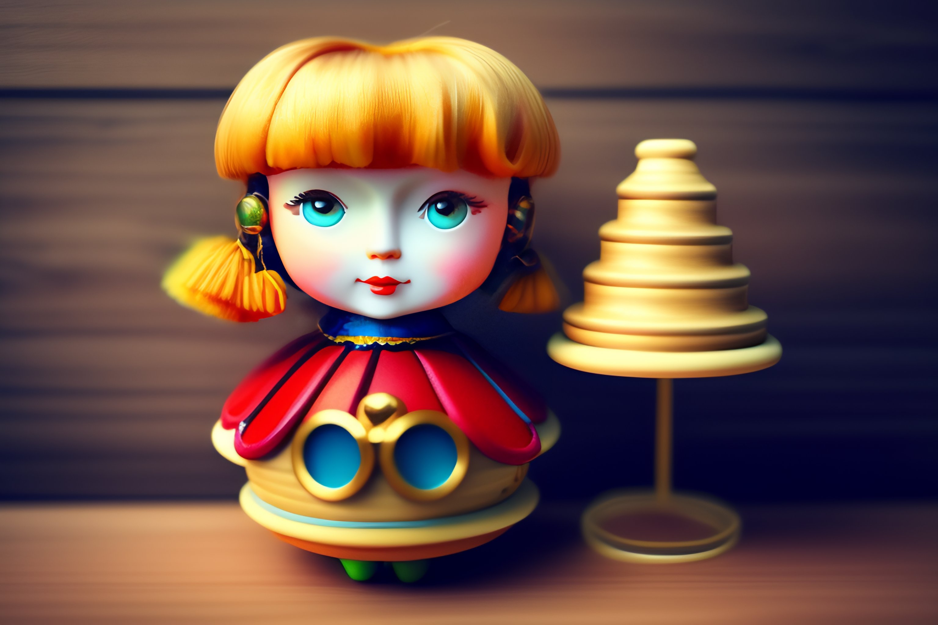 Lexica - Android girl made from household things