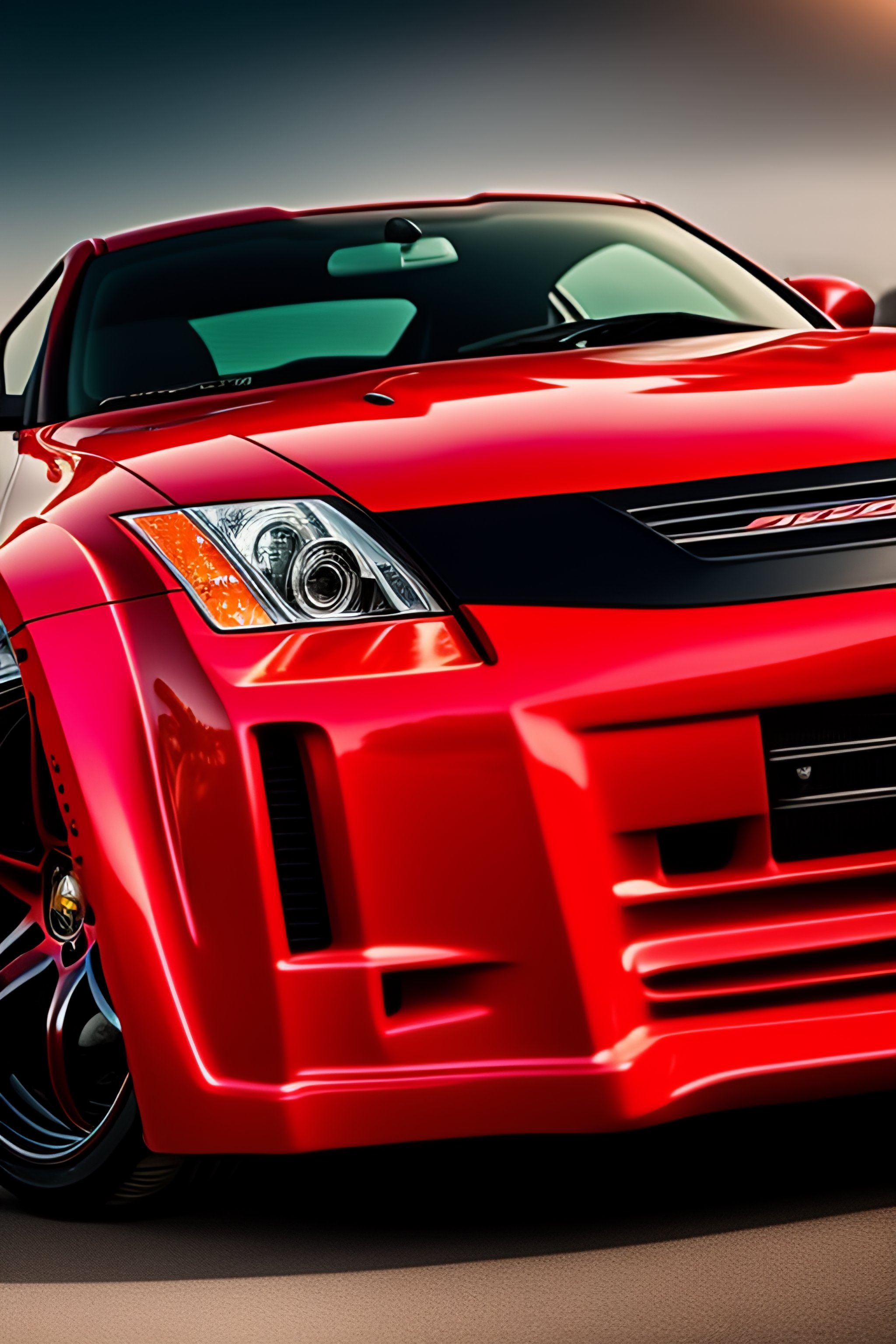 Lexica - Red nissan 350z