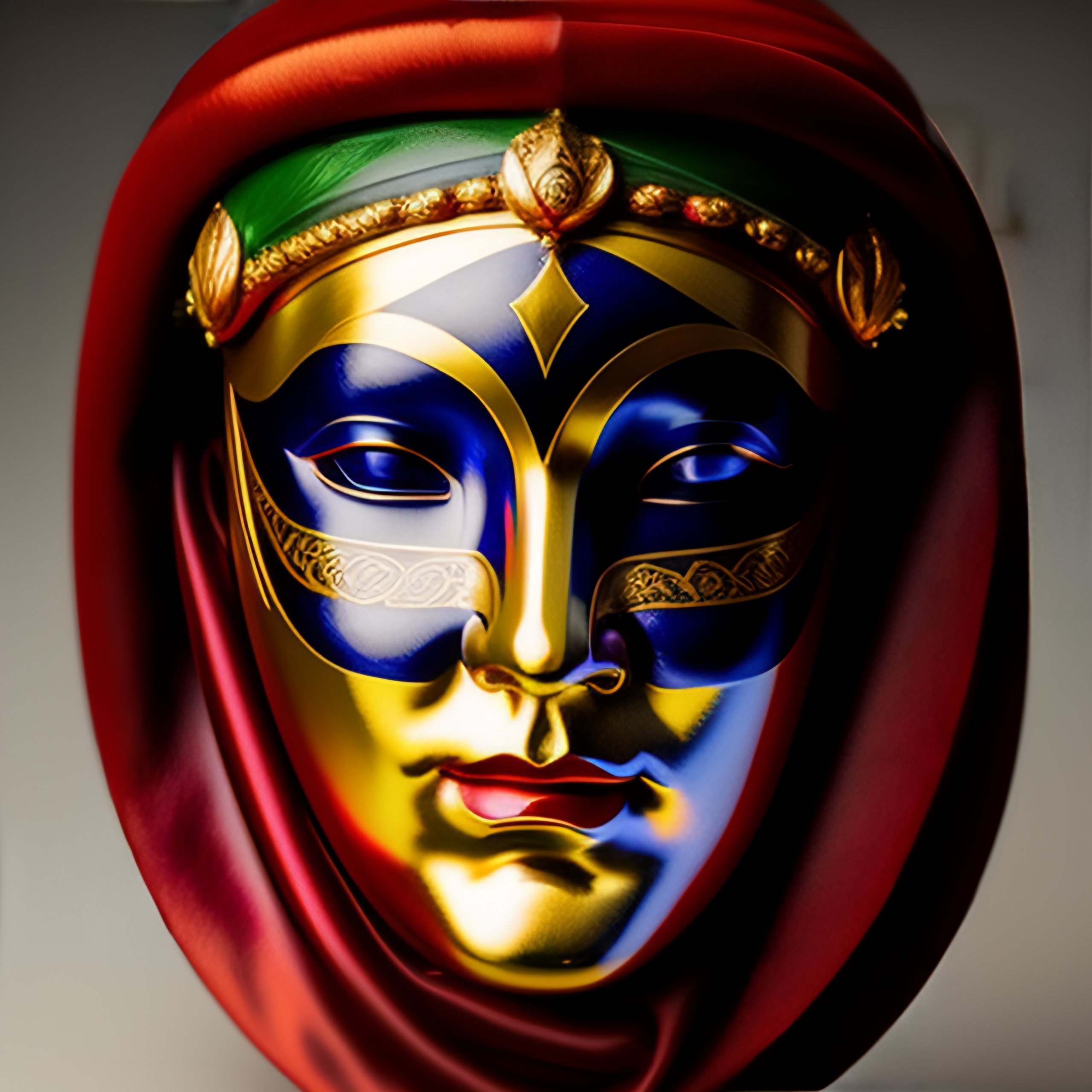 Lexica - A beautiful crying mask from venice carnival, medieval italian ...