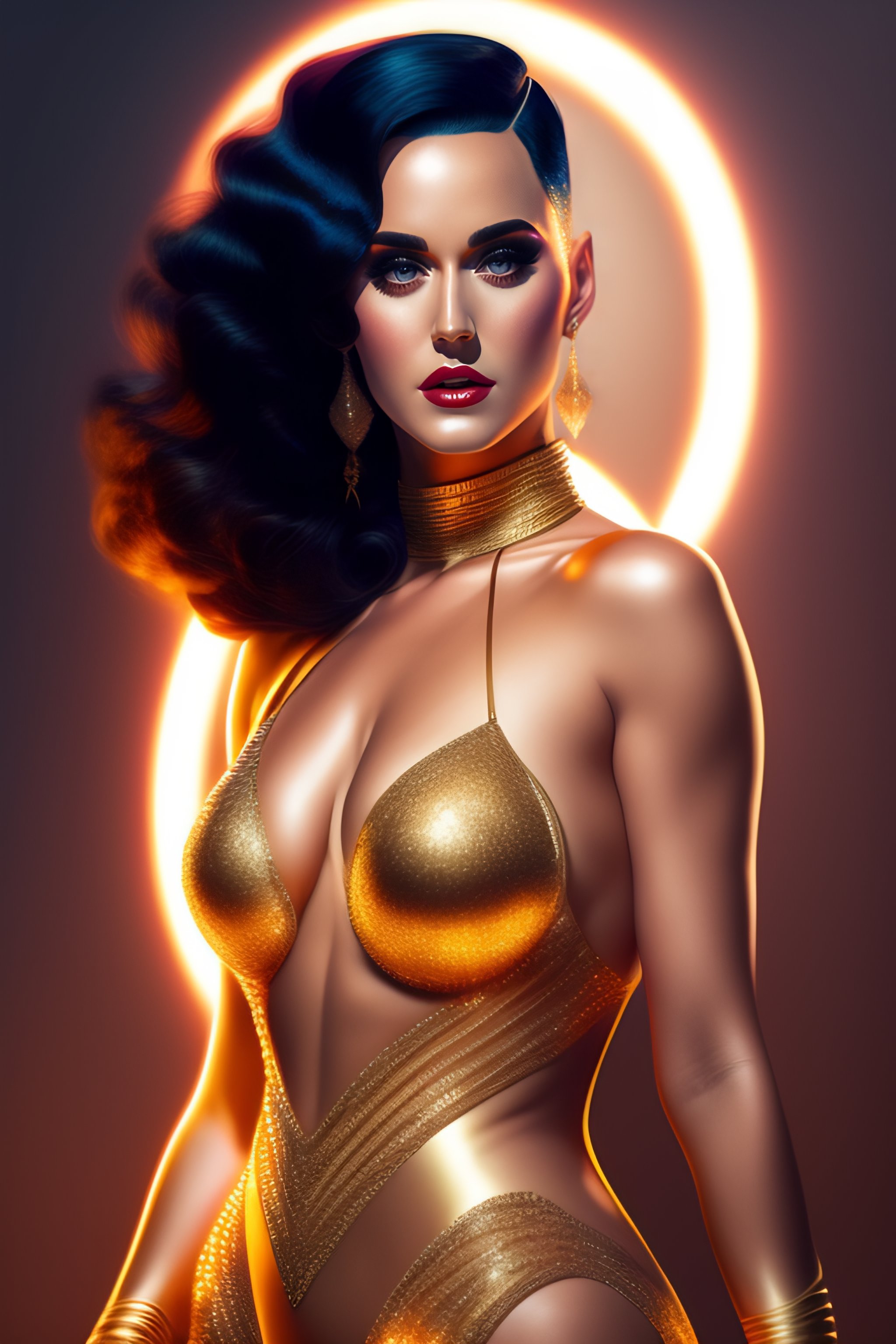 Lexica Full Bodyportrait Of Katy Perry Intricate Elegant Glowing