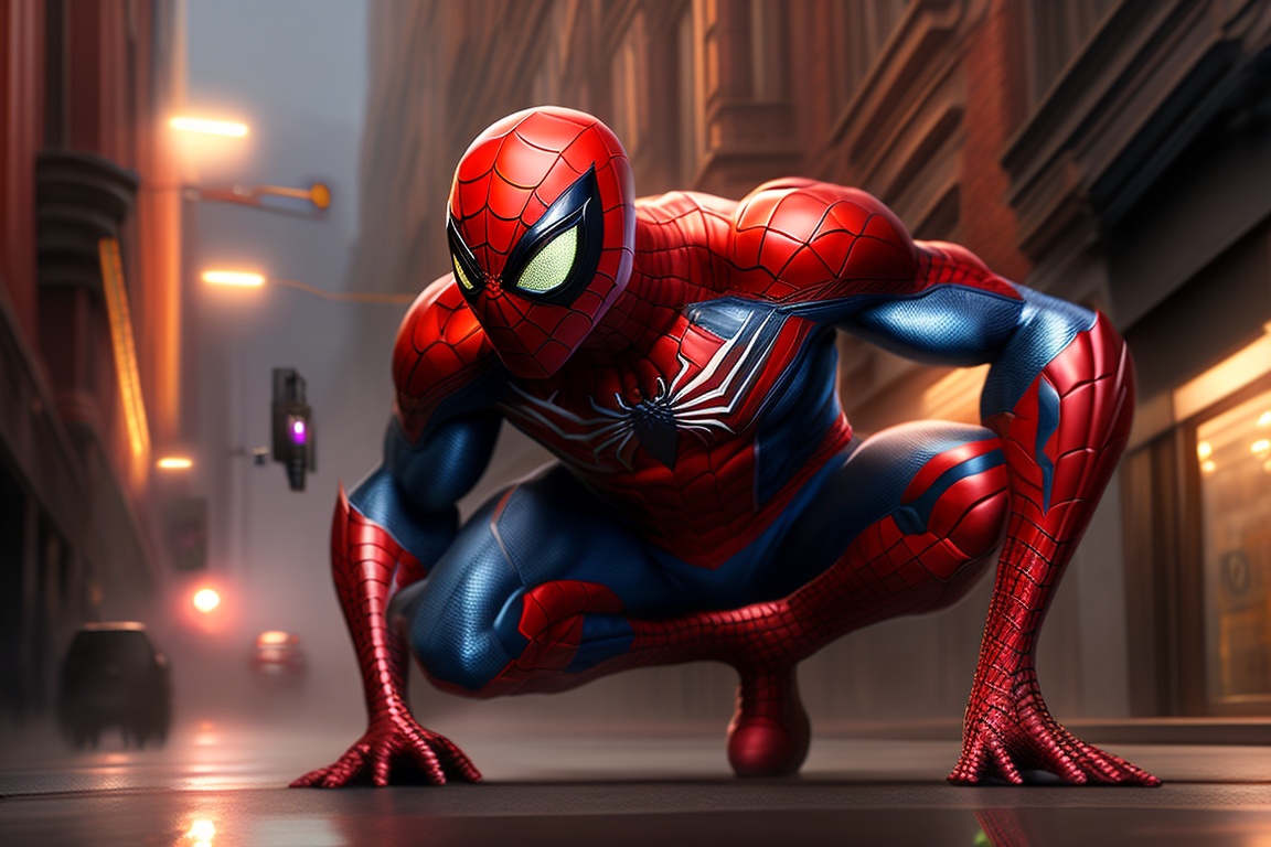 Lexica - Spiderman, carnage, venom, pov city, cinematic, wide angle ...