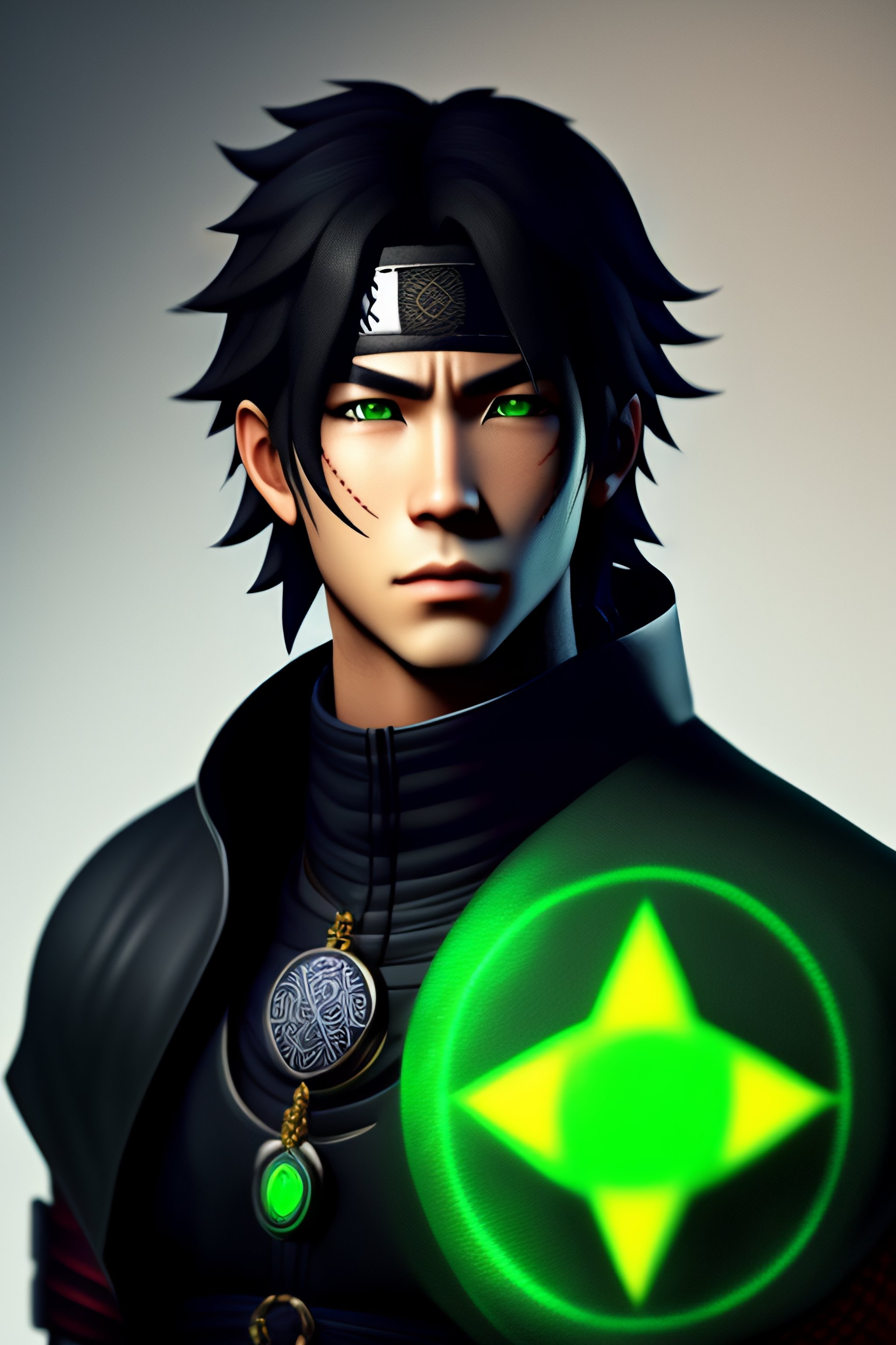 Lexica - Highly detailed portrait of a young man, sasuke uchiha with ...