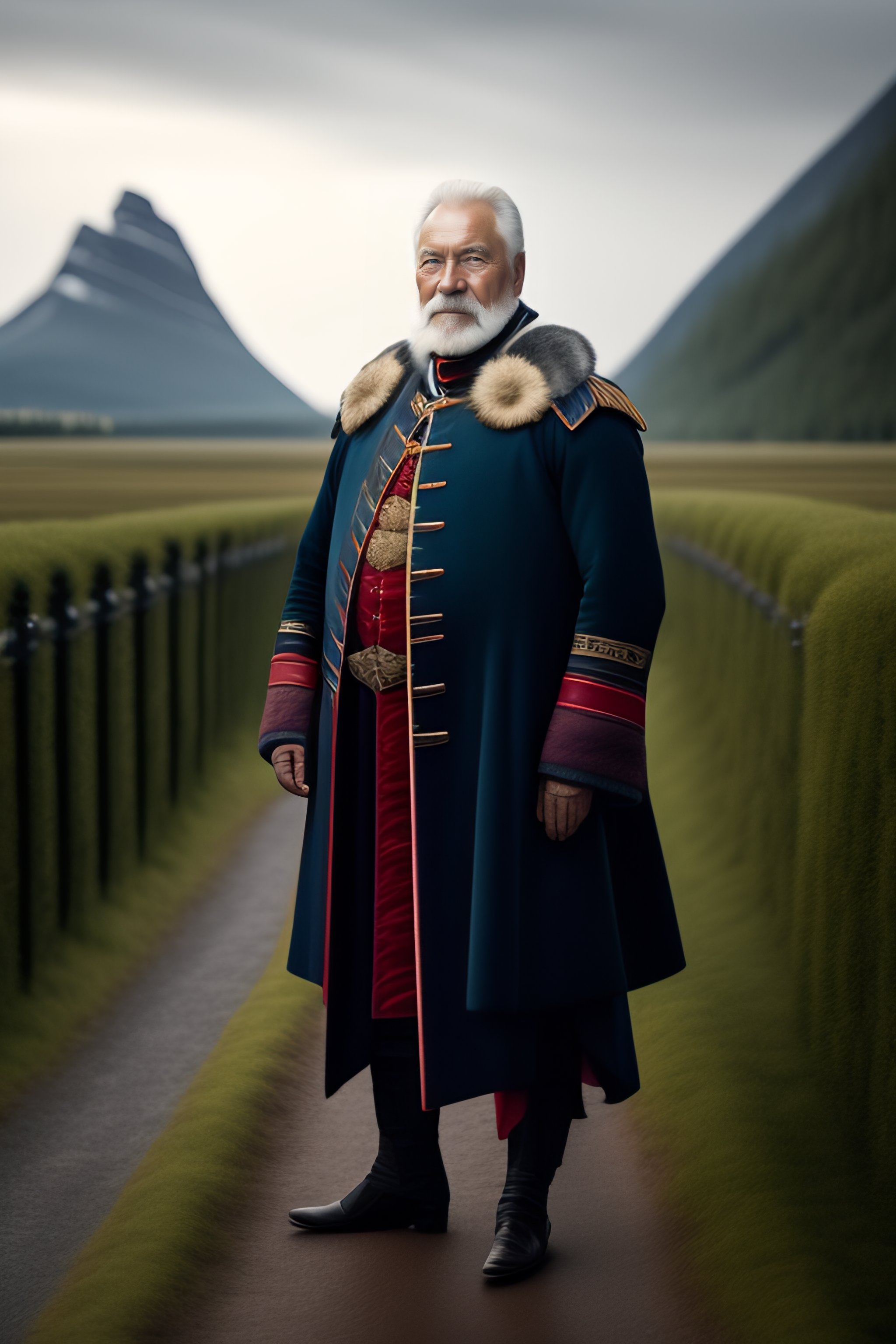 Lexica - A 50-years old scandinavian man in the year of 1700