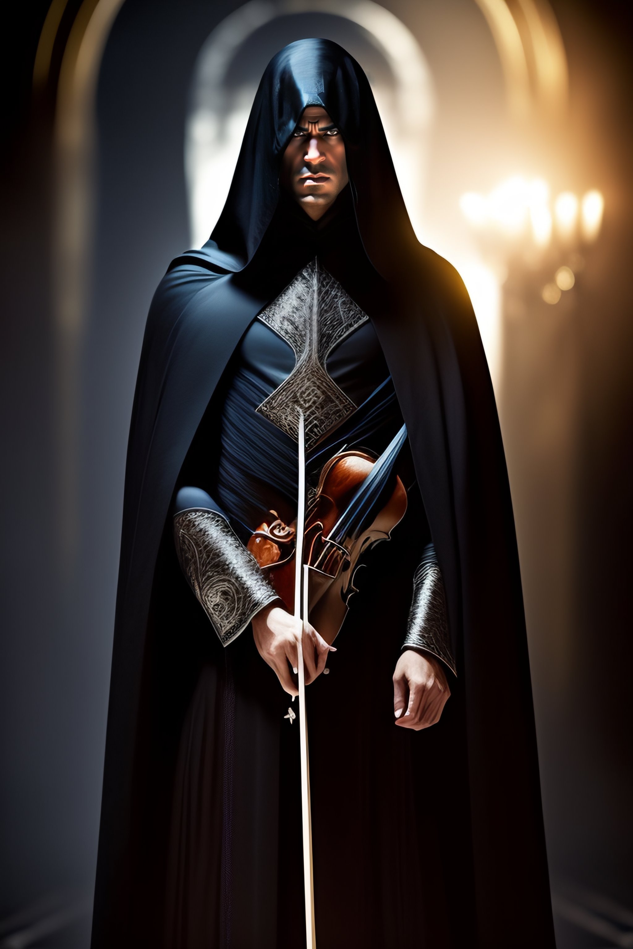 Lexica - The supervillain is a lithe and elegant figure, standing at ...