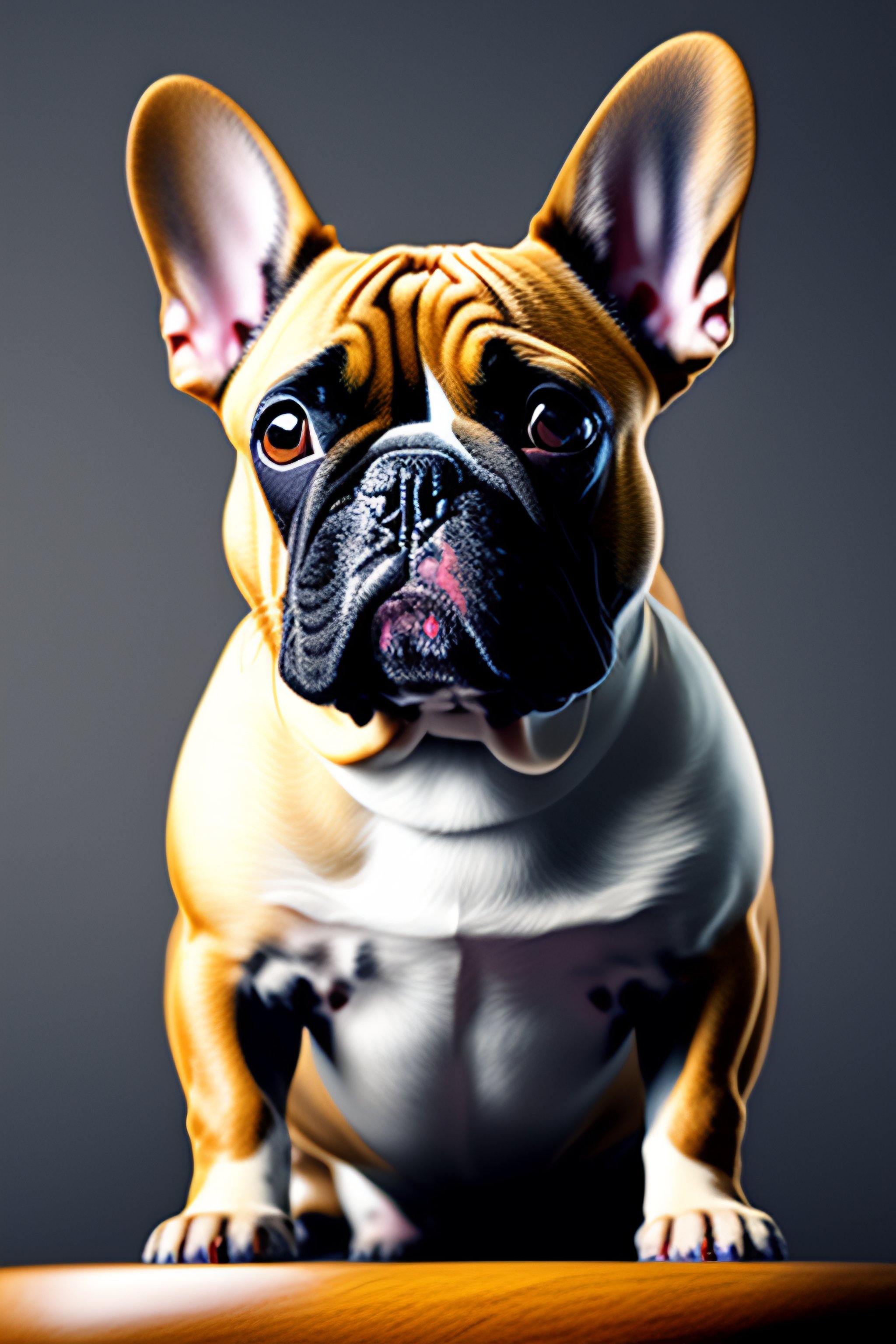 Lexica - French bulldog, dressed as an astronaut, detailing, creative ...