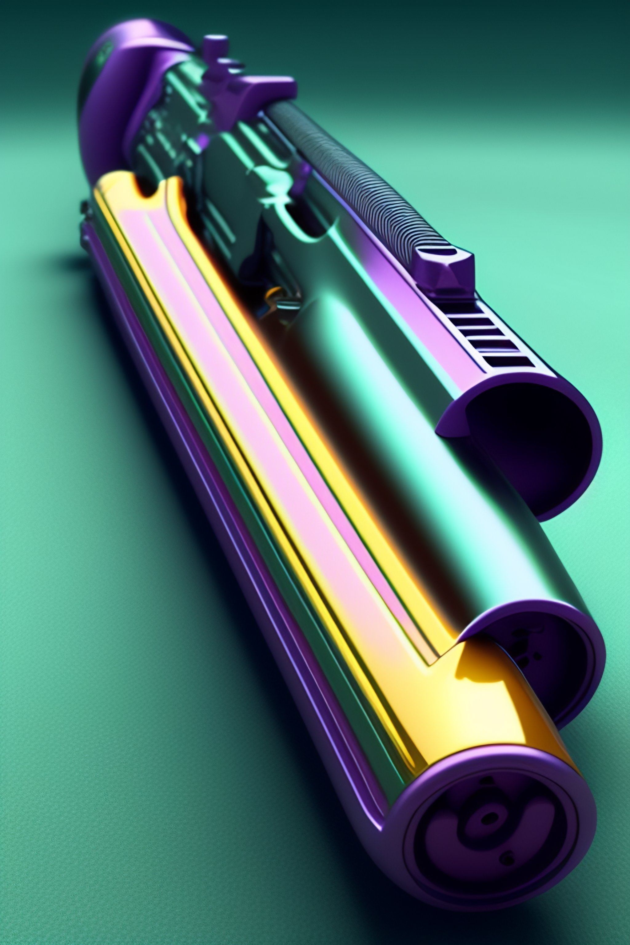 Lexica - Cute pastel rifle design