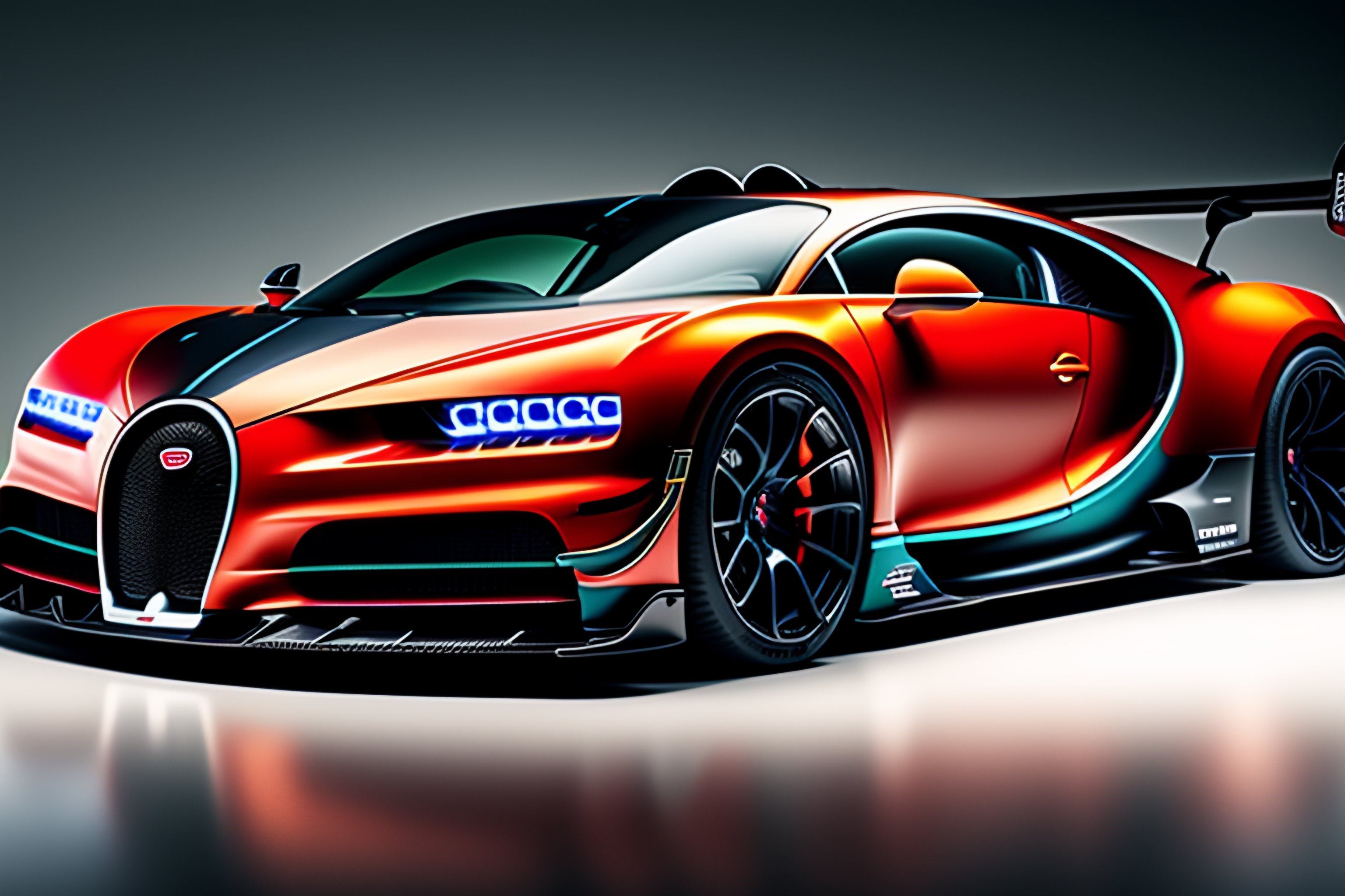 Lexica - Bugatti Chiron as a rally car