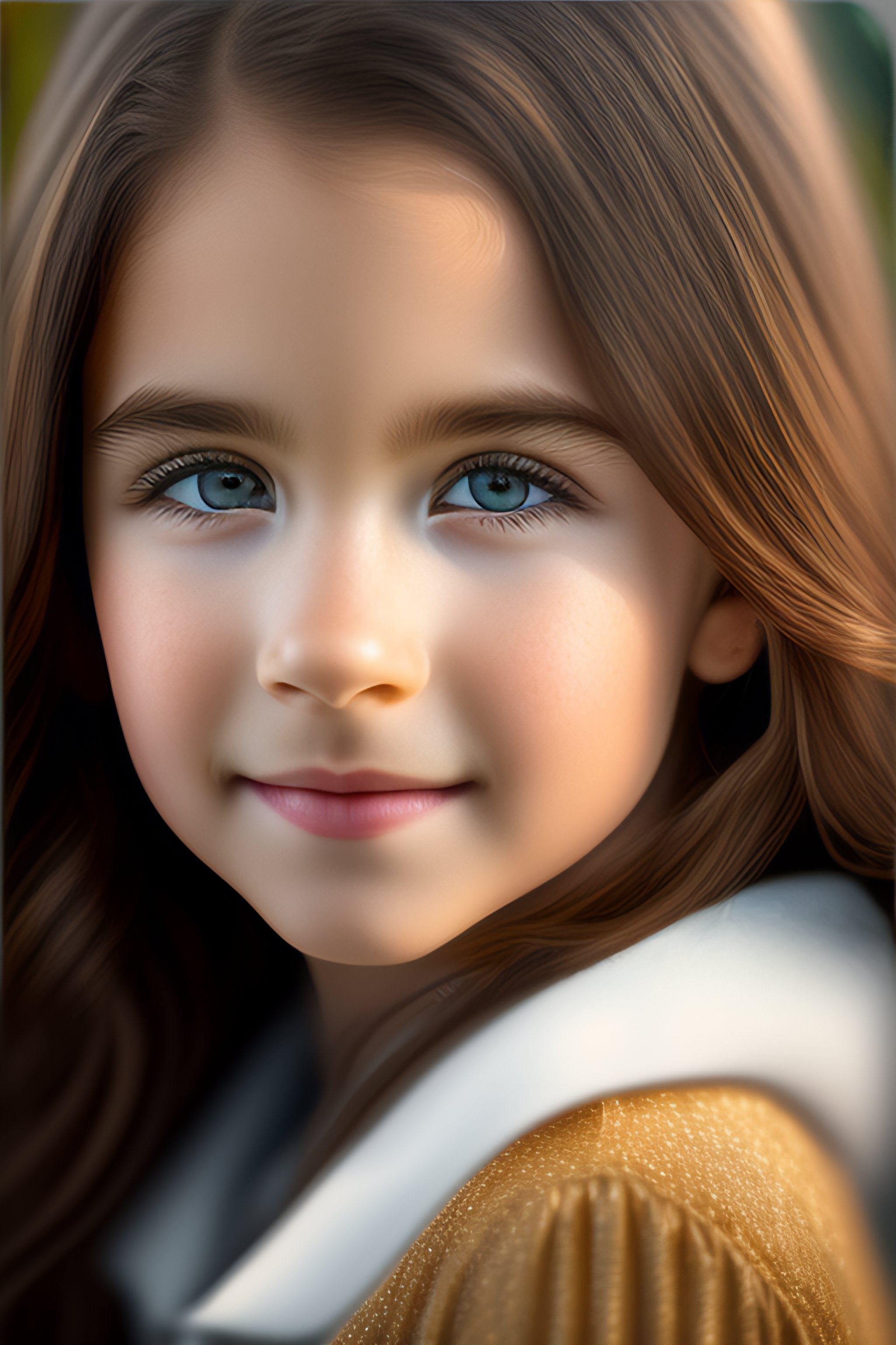 Lexica - Photo realistic closeup portrait photo of sweet little girl ...