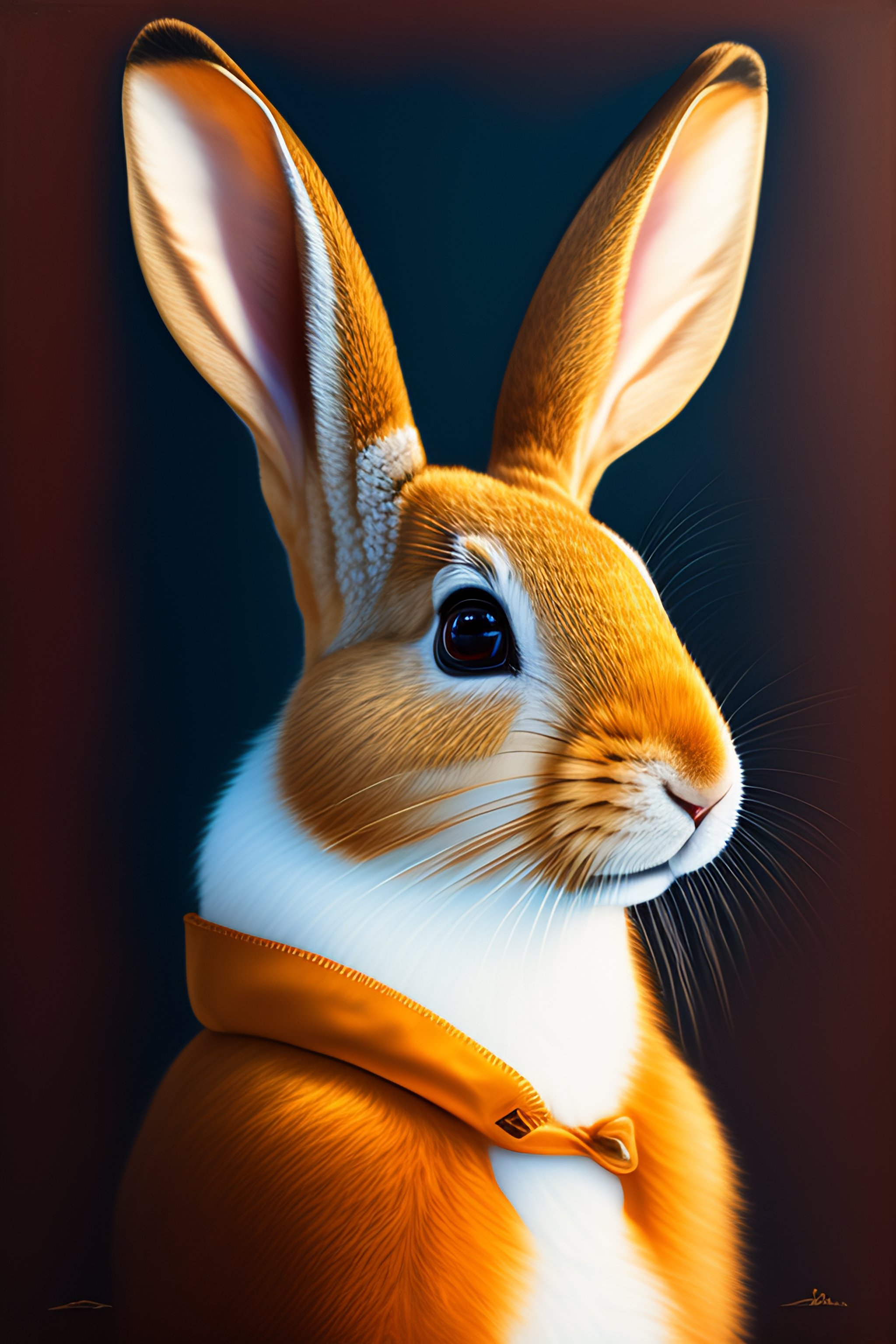 Lexica - Portrait of a rabit in the style of Bauhaus