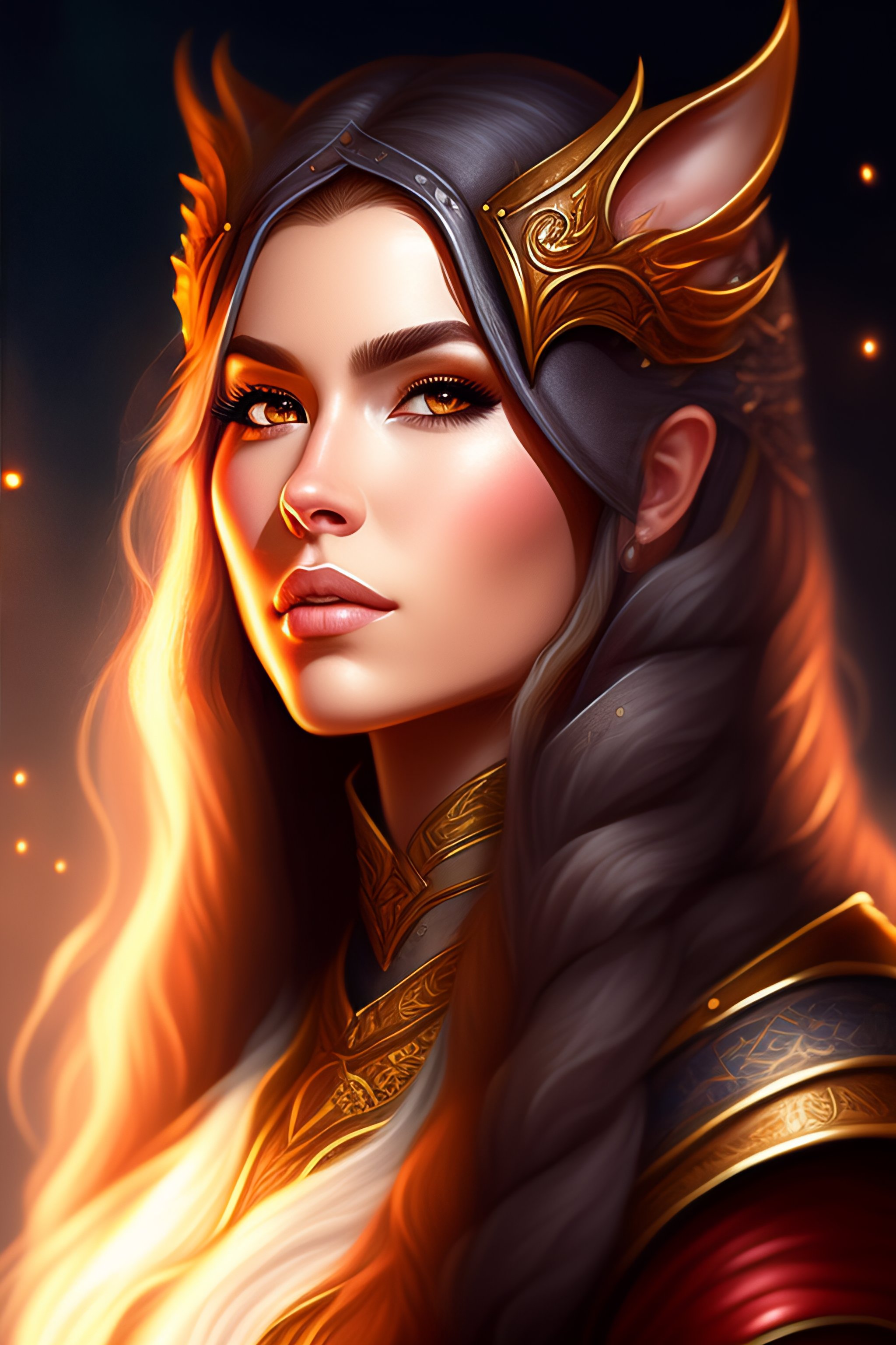 Lexica - Fantasy Portrait, custom character art, animals, dragons, Dnd ...