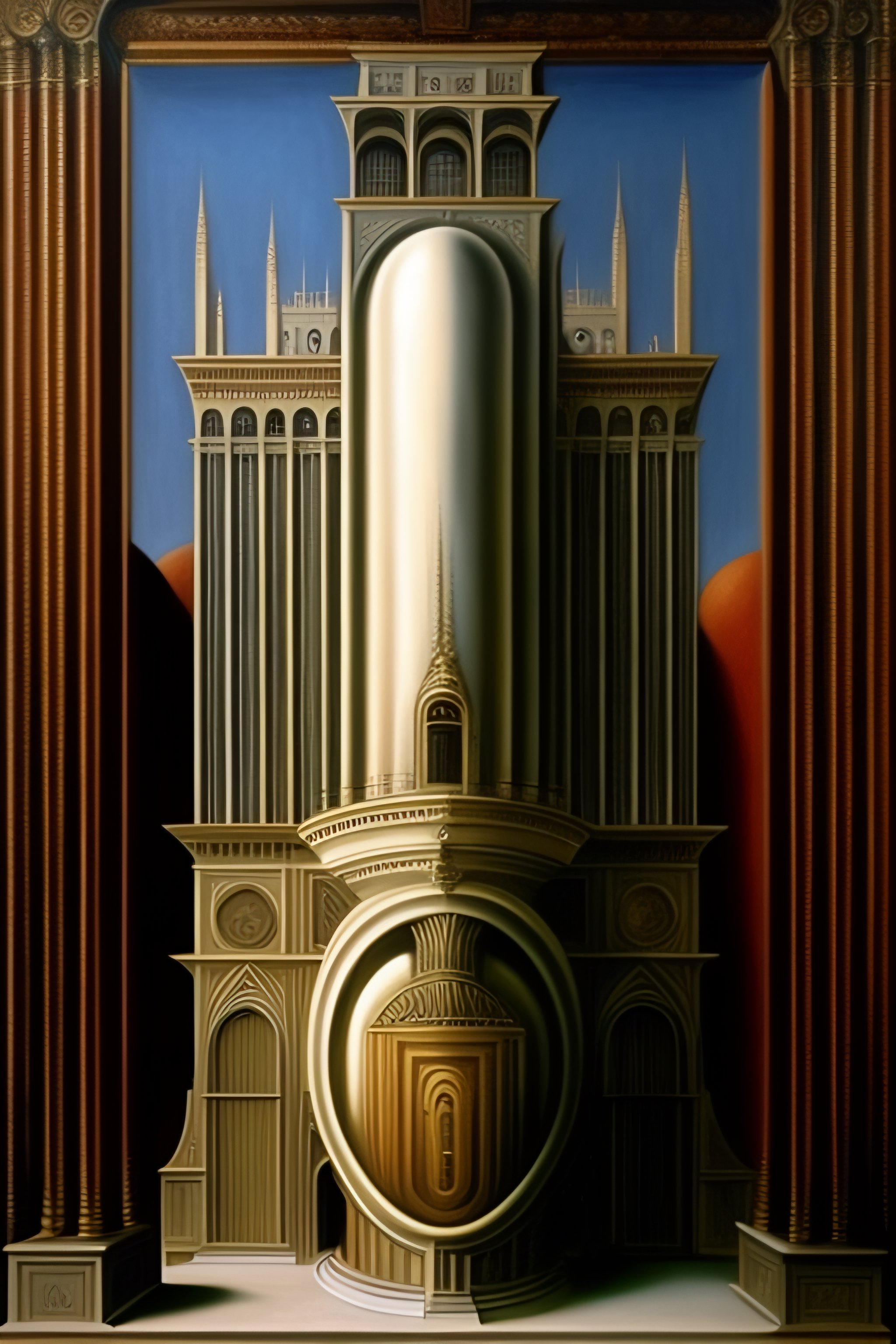 Lexica - H. R. Giger's monster, a scientific study painted by piero ...