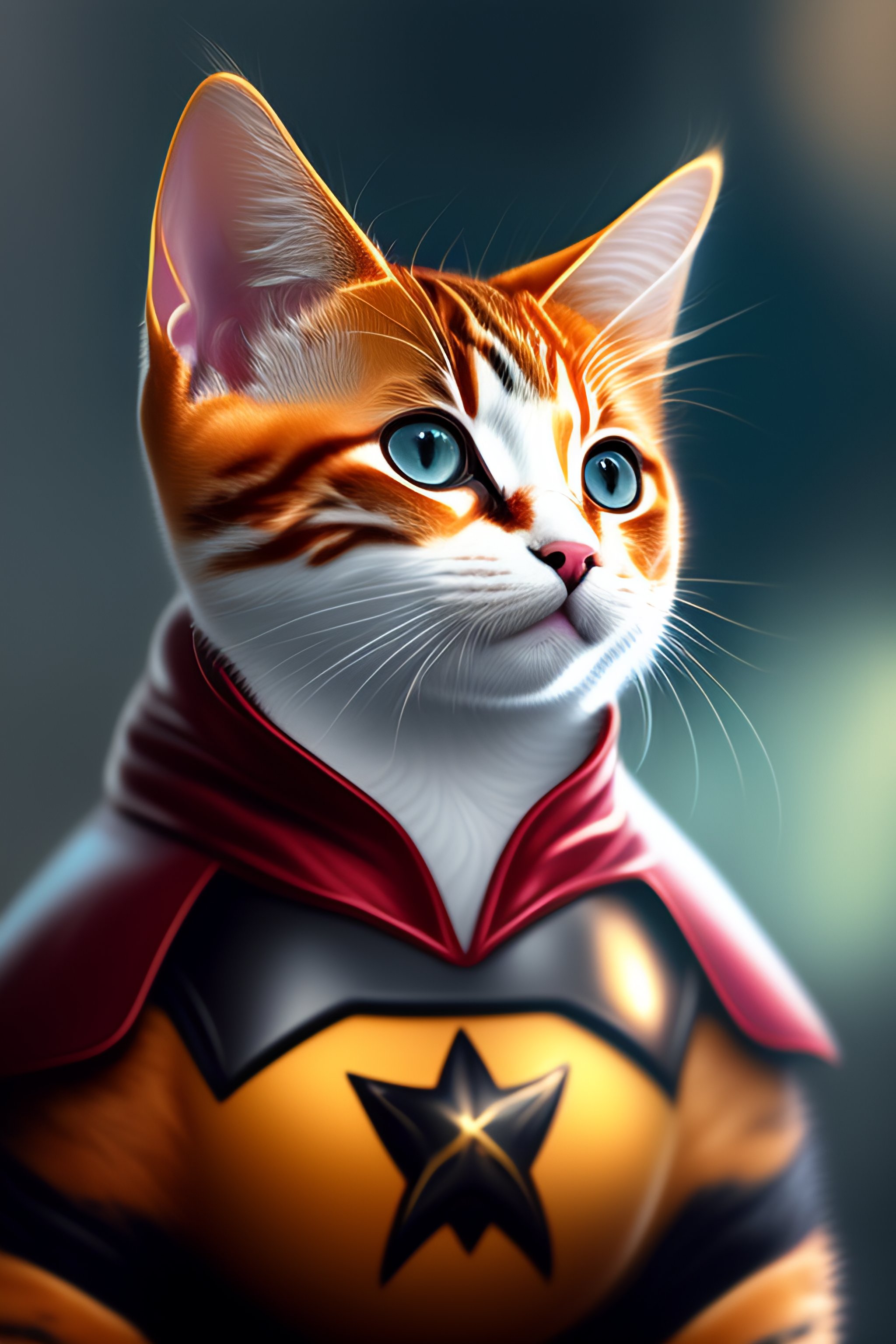 Lexica - Kitten superhero