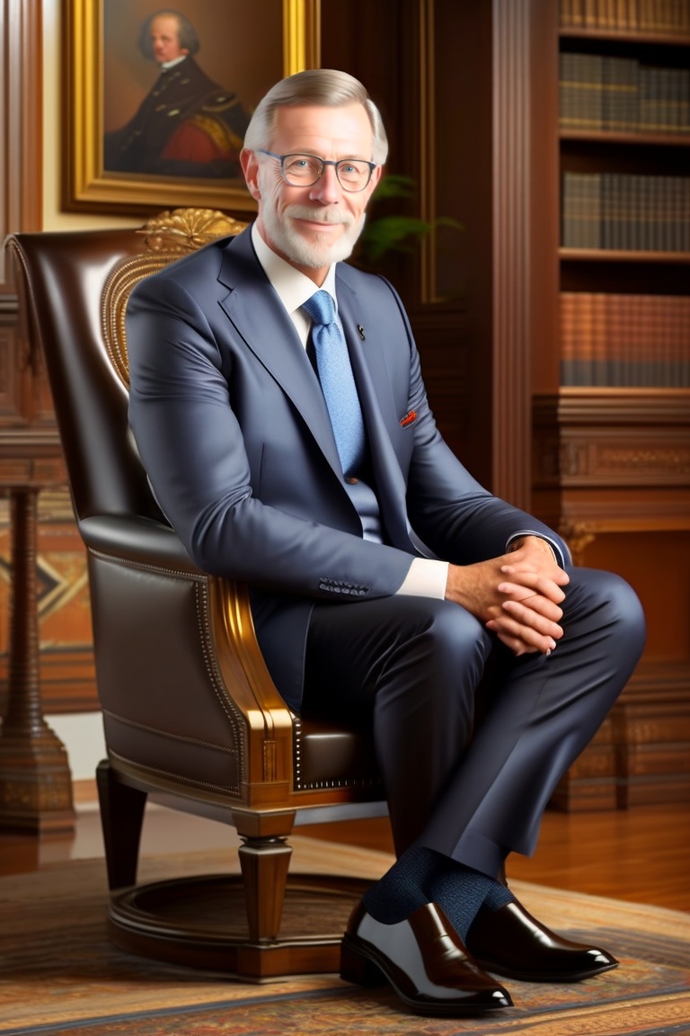 Lexica - Economist Carl Menger sitting on a chair in an interview ...