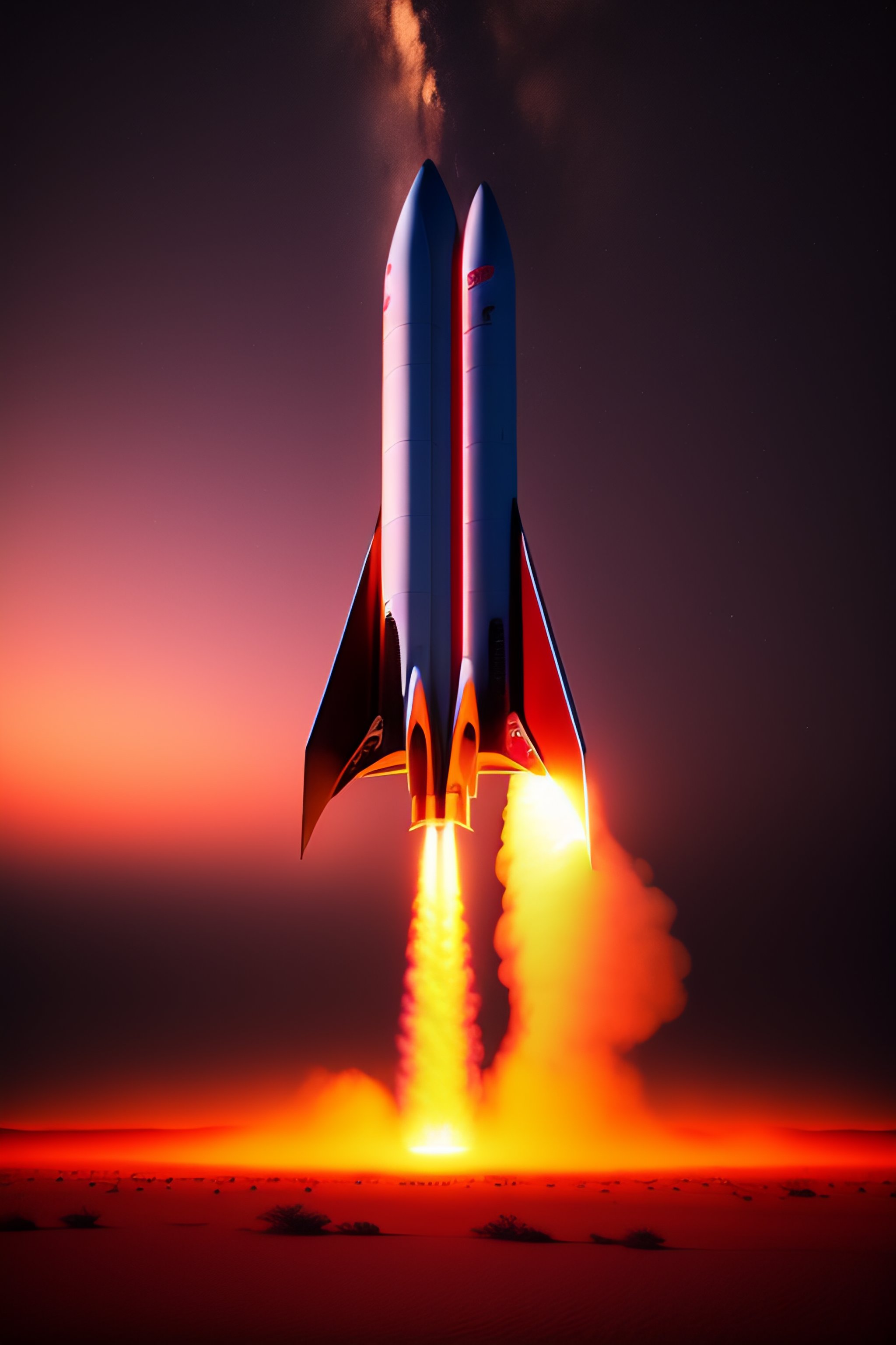 Lexica - 50mm Photograph of SpaceX starship landed on a Mars realistic ...