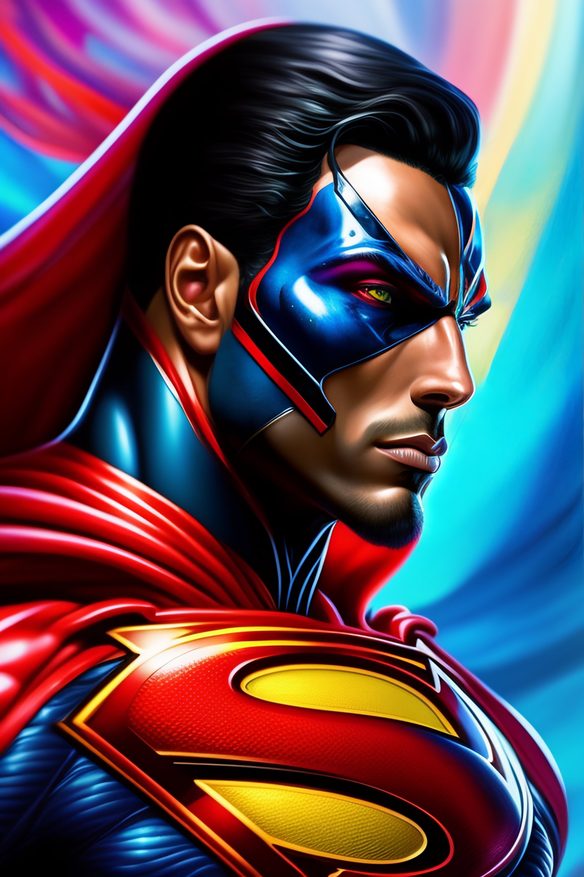 Lexica - Colorful!!! venom superman portrait ultraclear intricate ...