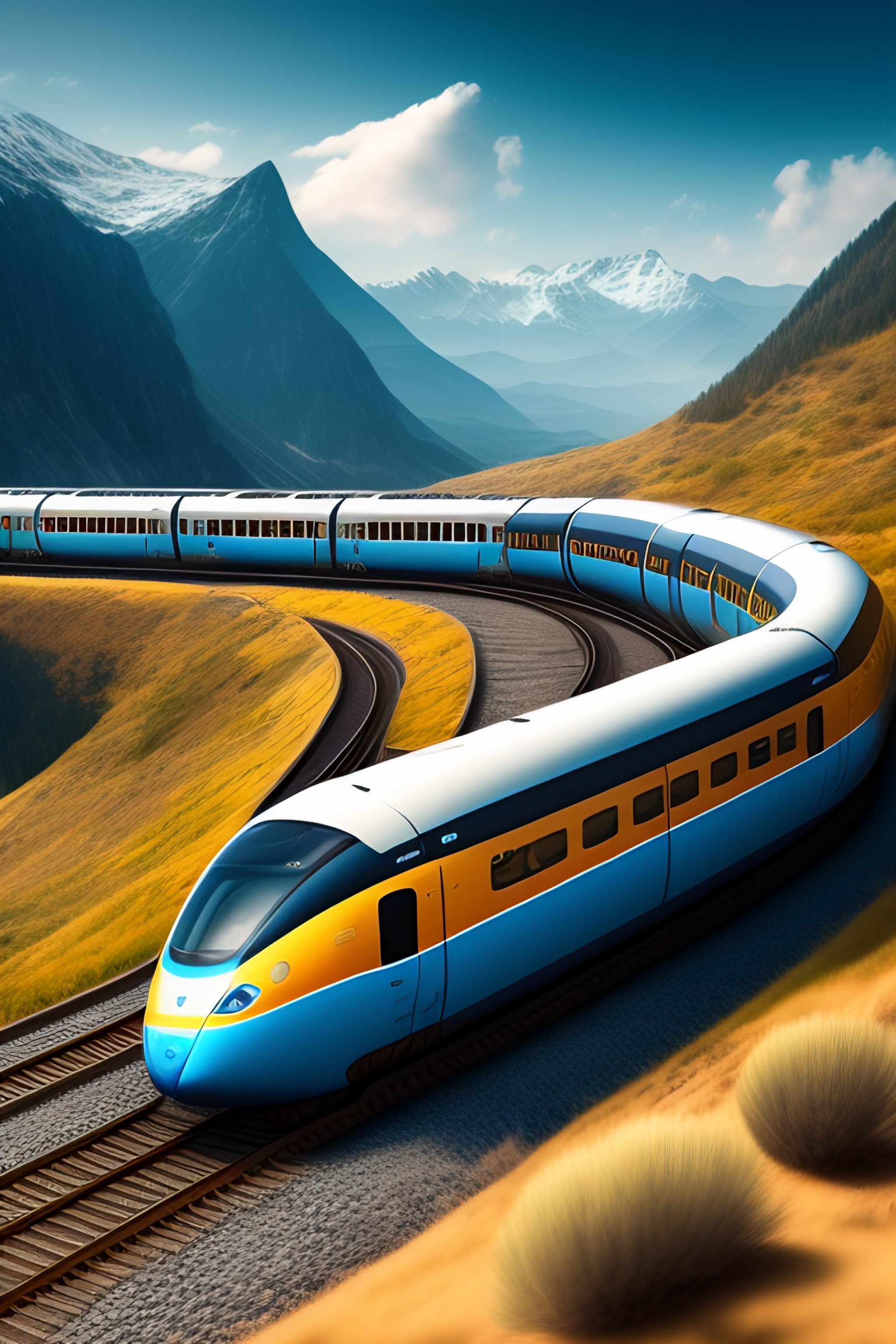 Lexica - Electric train line, numeric world