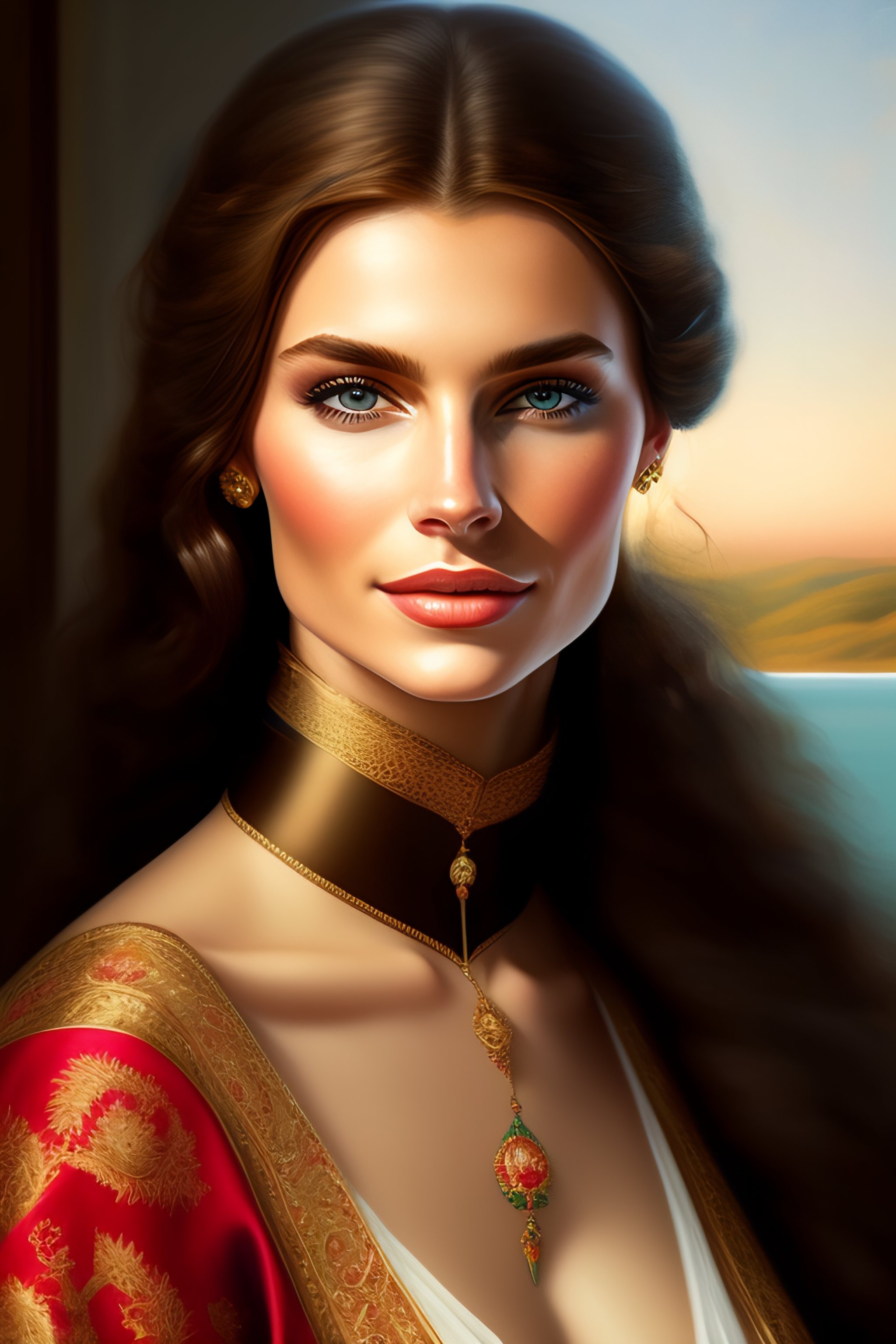 Lexica - Portrait of an Russian beautiful woman, extremely detailed