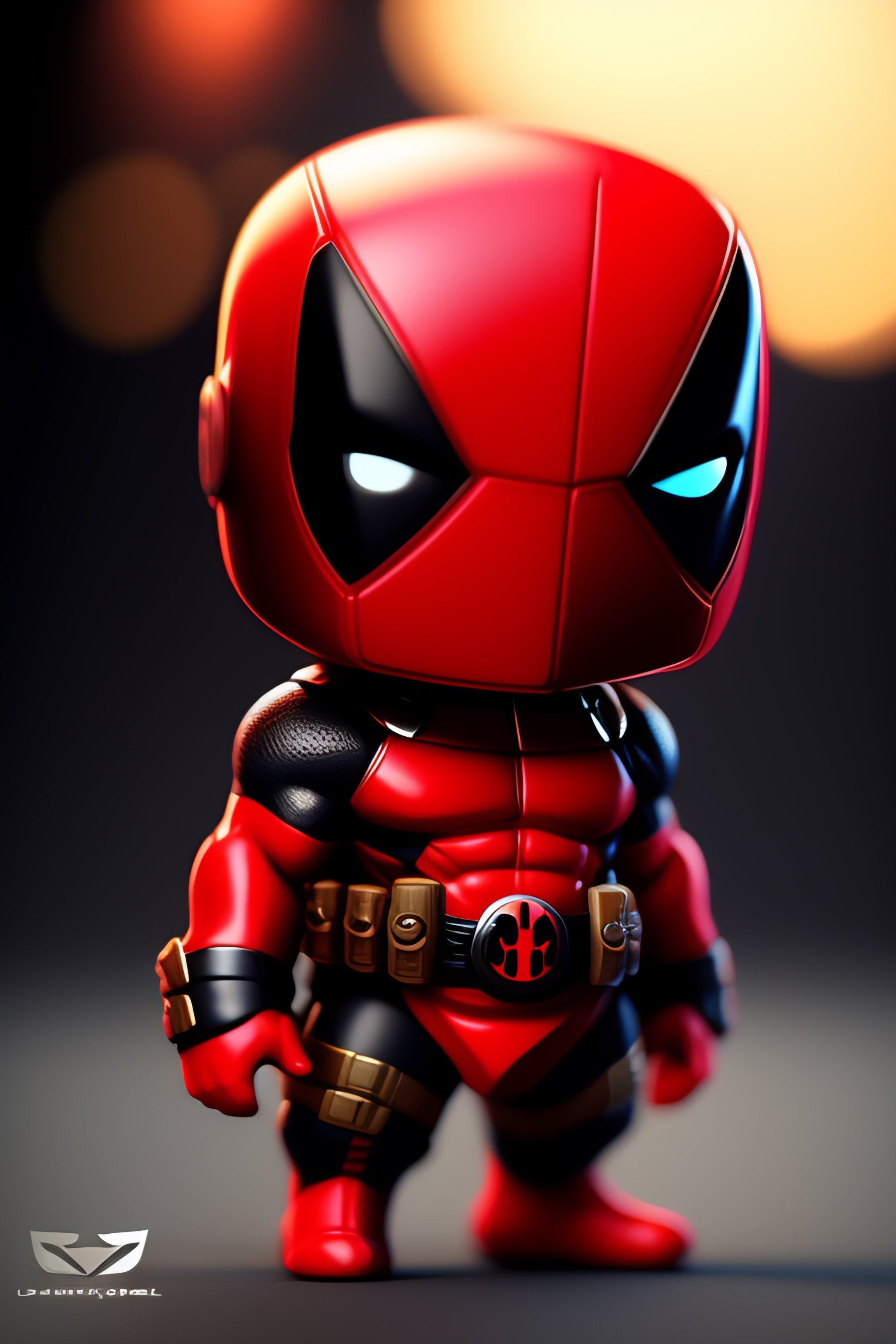 Lexica - Cute Chibi Deadpool, 3d, unreal engine