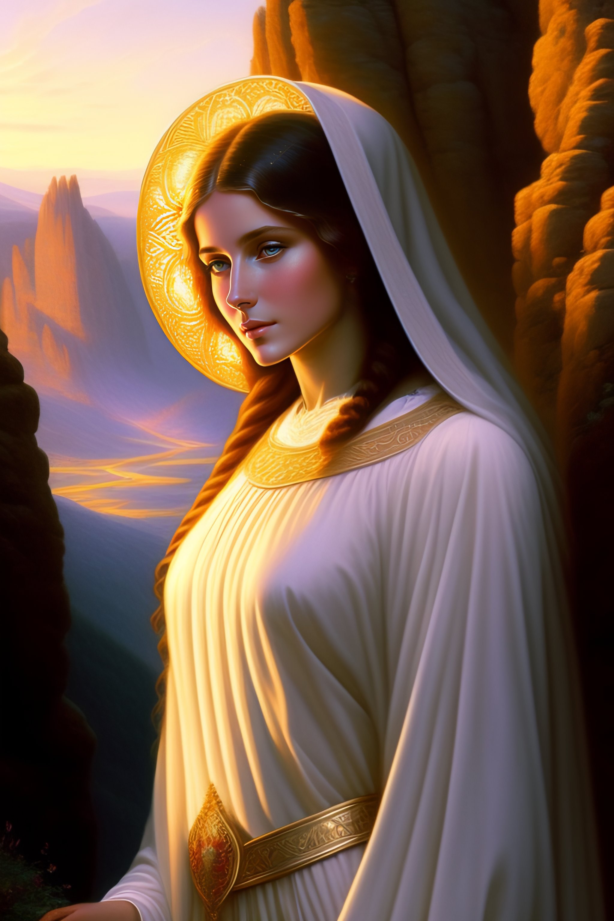 Lexica - Virgin mary of perpetual succor full body with beautiful lace ...