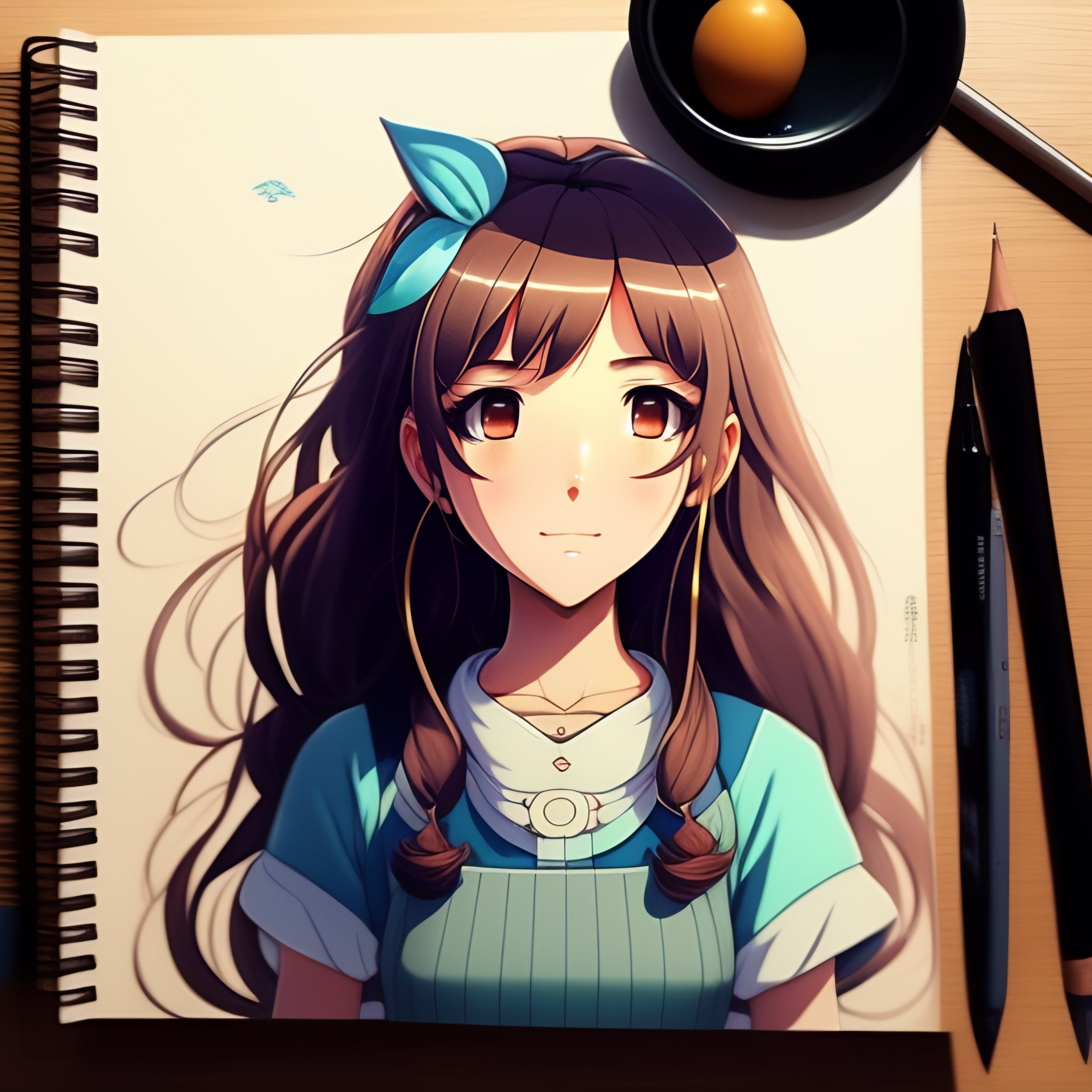 Lexica - 2d studio ghibli girl sketch