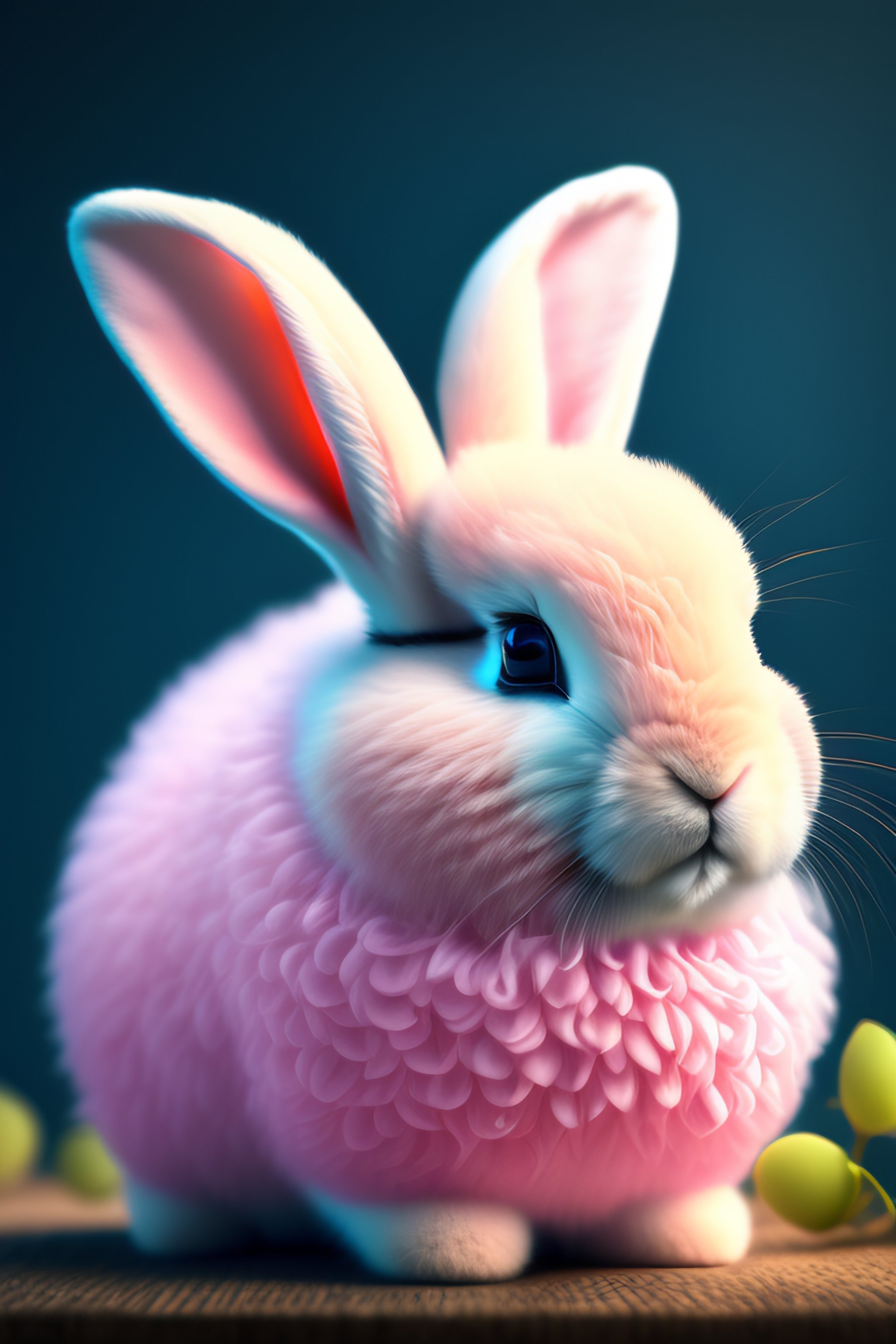 Lexica - Fluffy Rabbit Inside Porcelain Cup, High Quality, Hyper ...