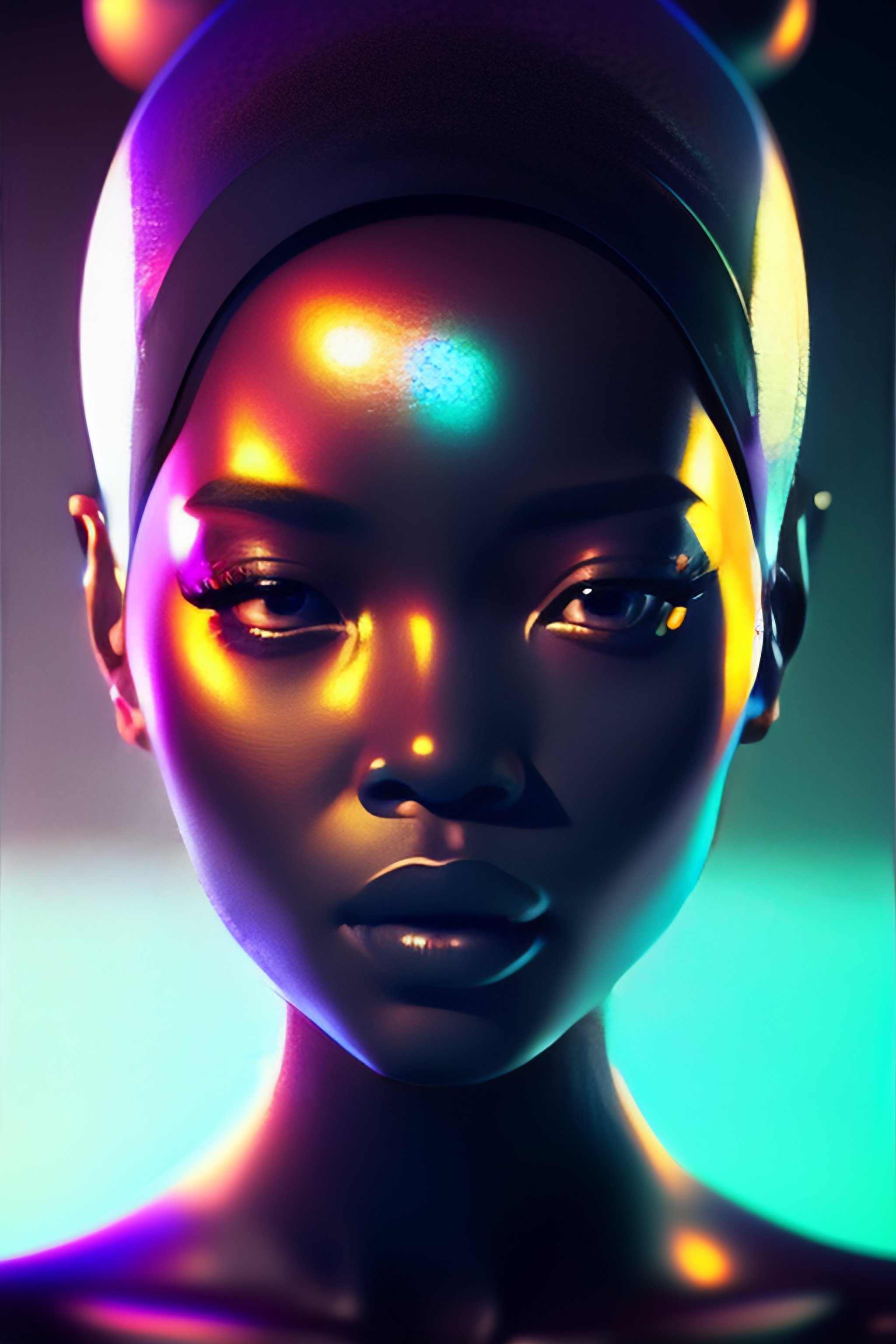 Lexica - Pineal gland, beautiful alien girl, animation, 8k, highly ...