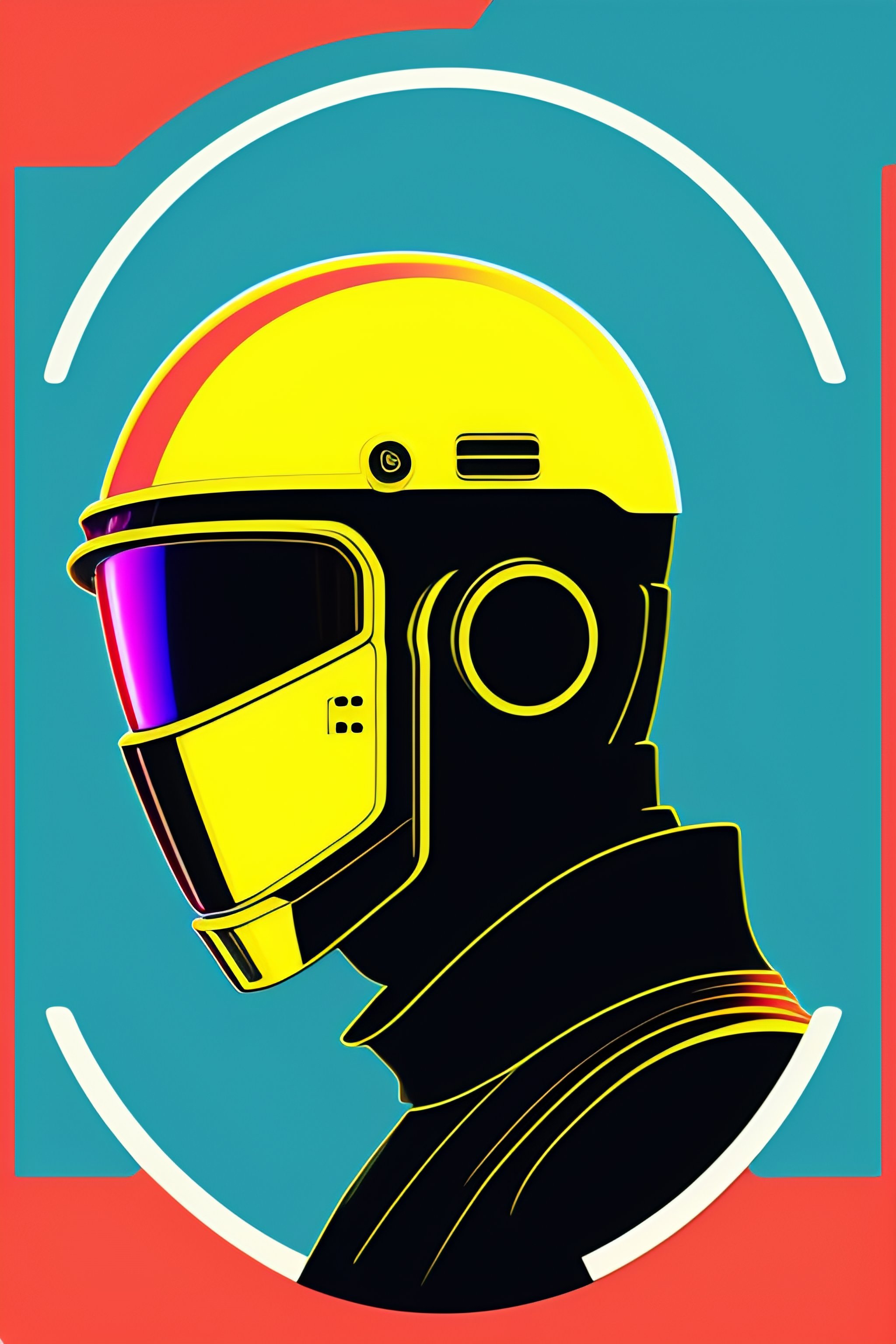 Lexica - Concept art of tshirt design, vector logo a portrait of daft ...