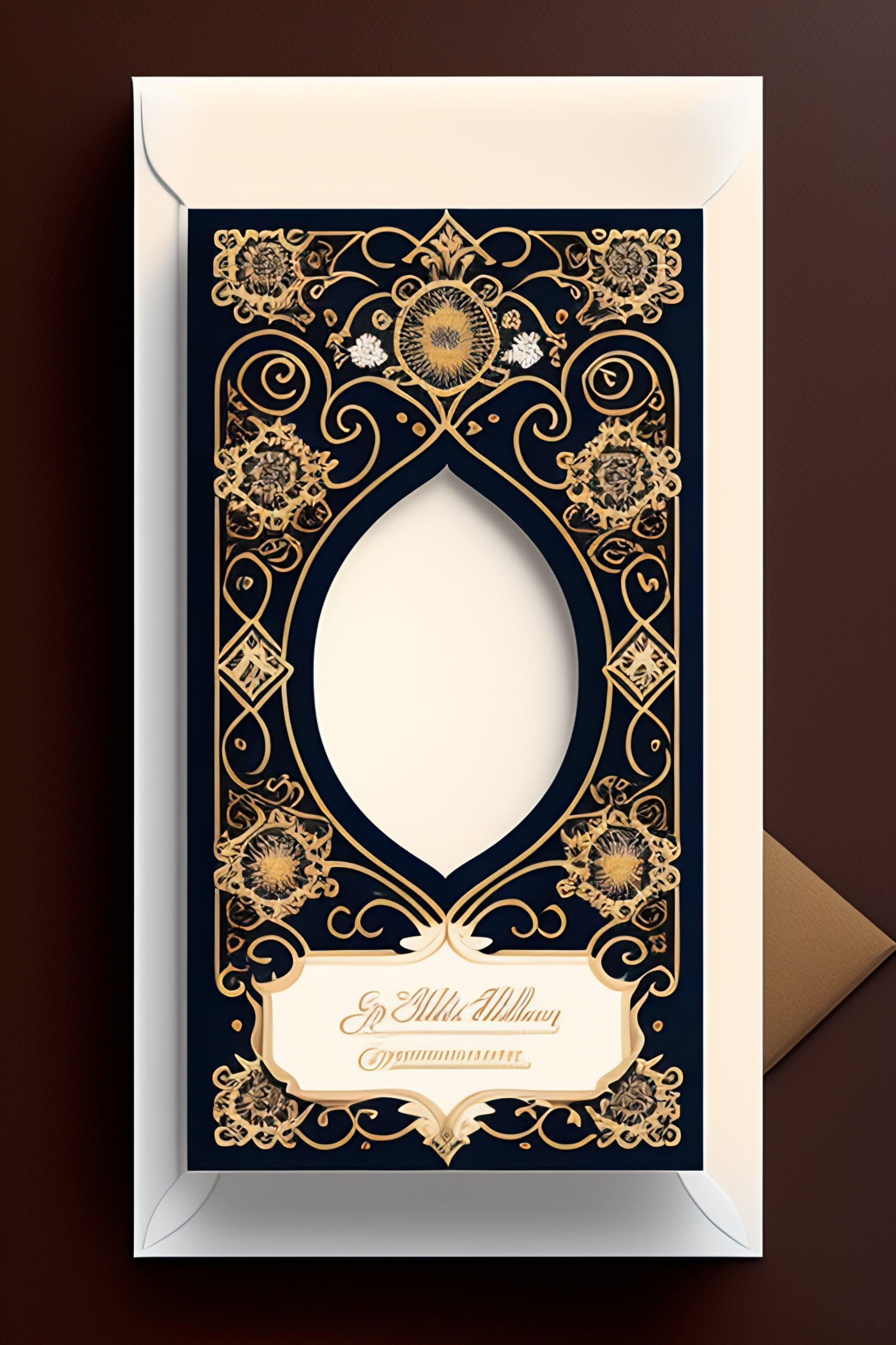 Lexica - Wedding card border design