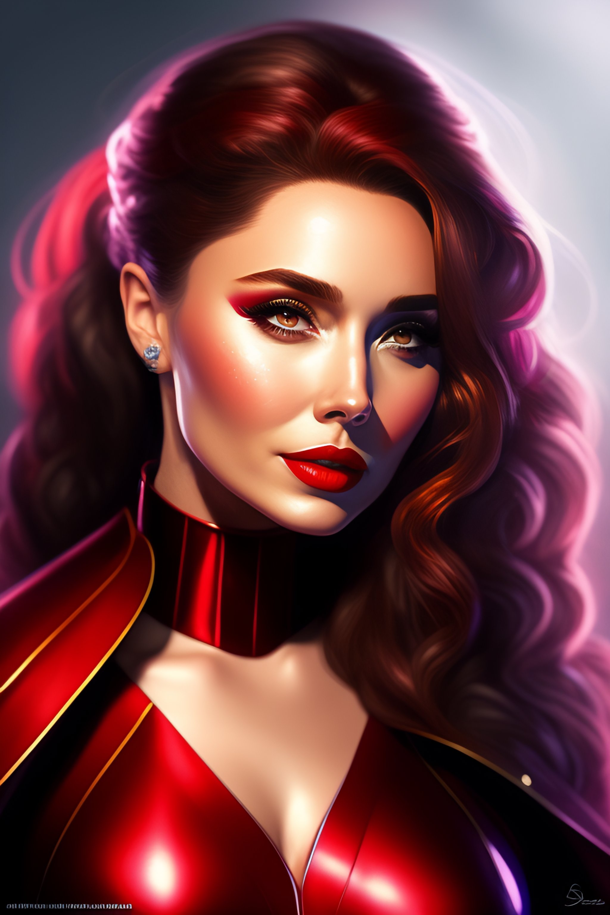 Lexica - Full body portrait of ((venom)) as scarlet witch, Elizabeth ...