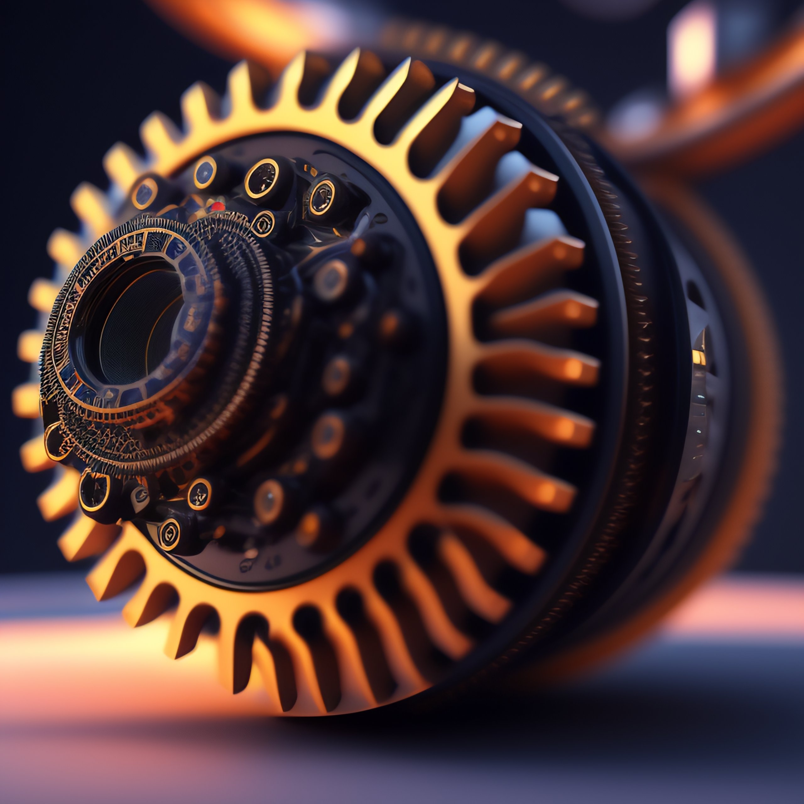 Lexica - C4D render of a monster made out of camera lenses. Lots of ...