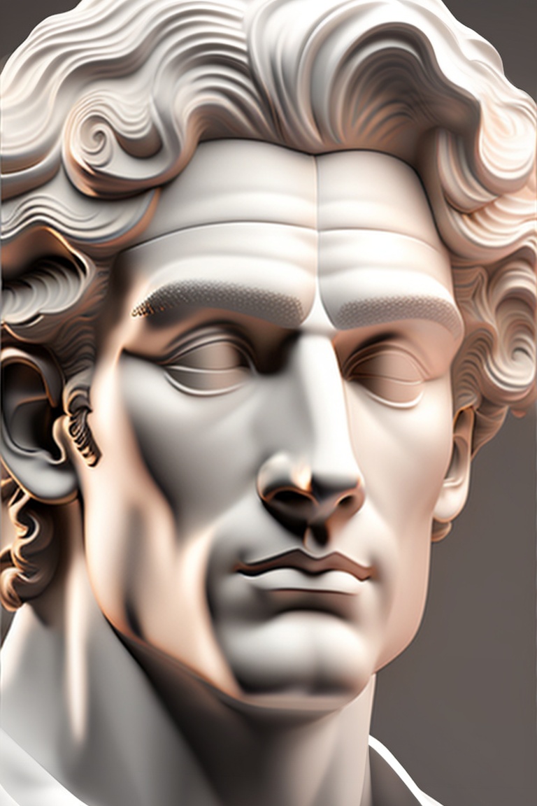 Lexica - Michelangelo’s David face, perfect symmetrical, close-up ...