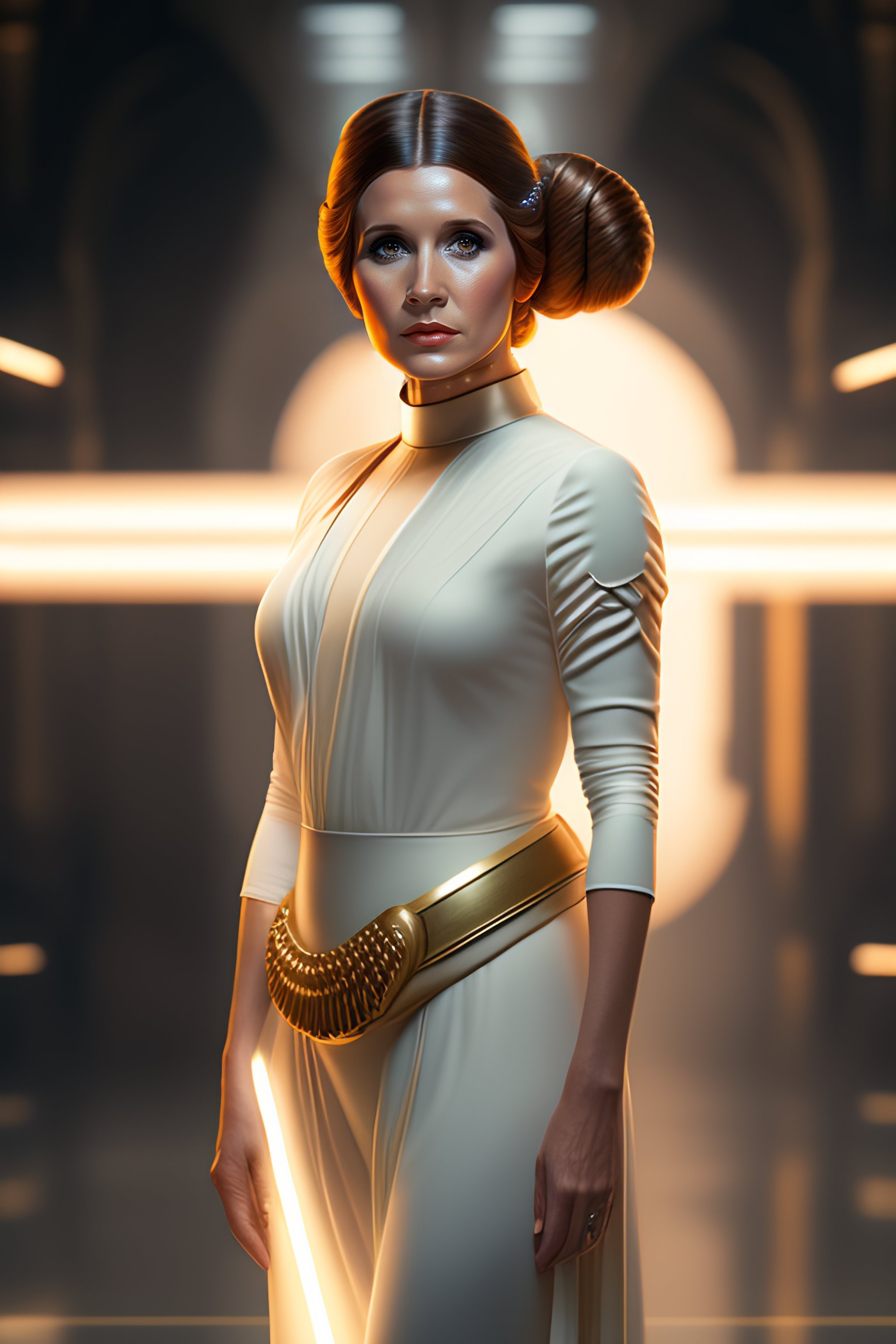 Lexica - Nakedd, full length, legs, young Carrie Fisher as Princess ...