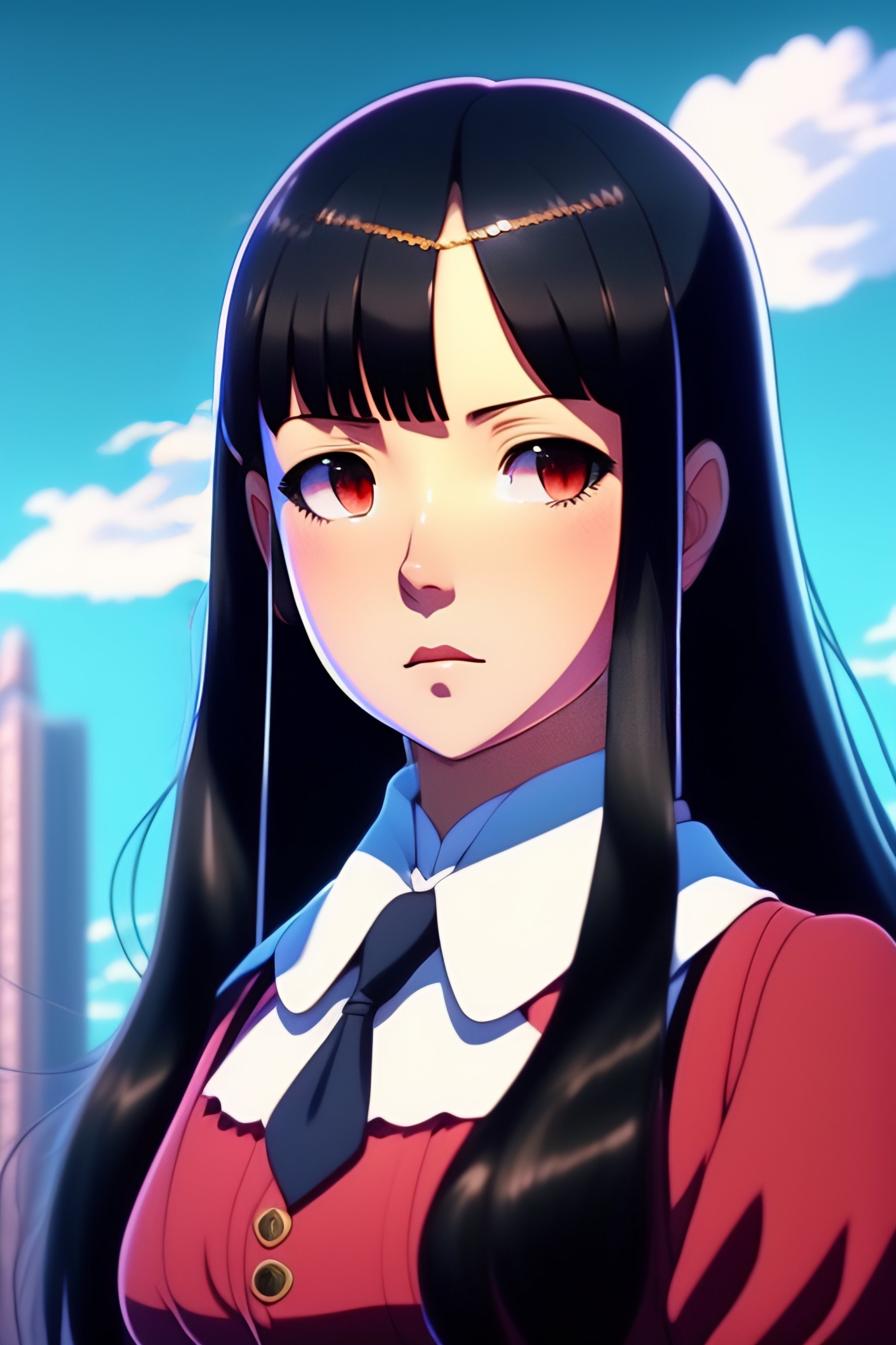 Lexica - Wednesday Addams in makoto shinkai style, anime, Japanese ...