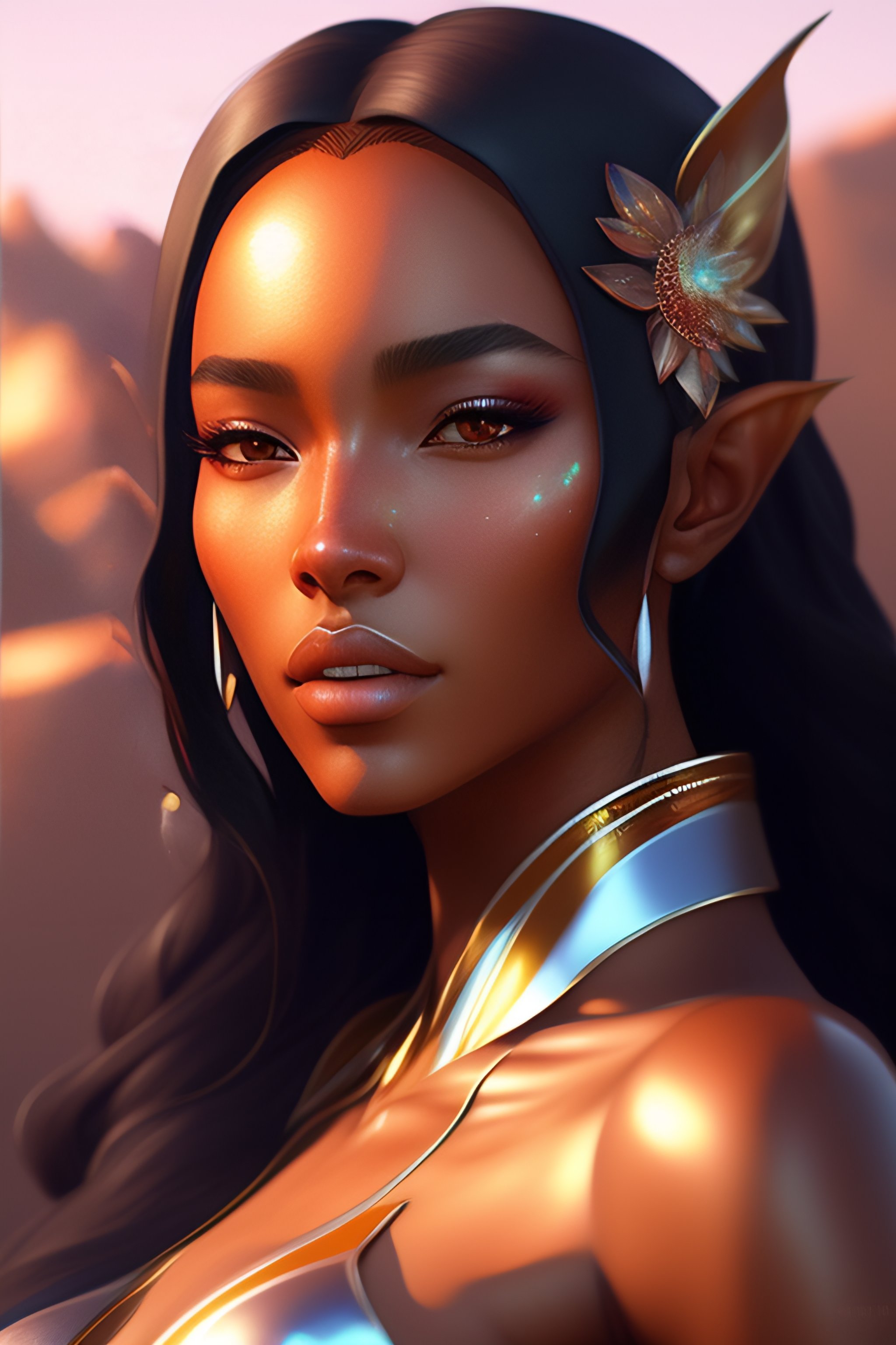Lexica - Bust shiny skin, oily skin, very dark skin, (realistic:1.2 ...