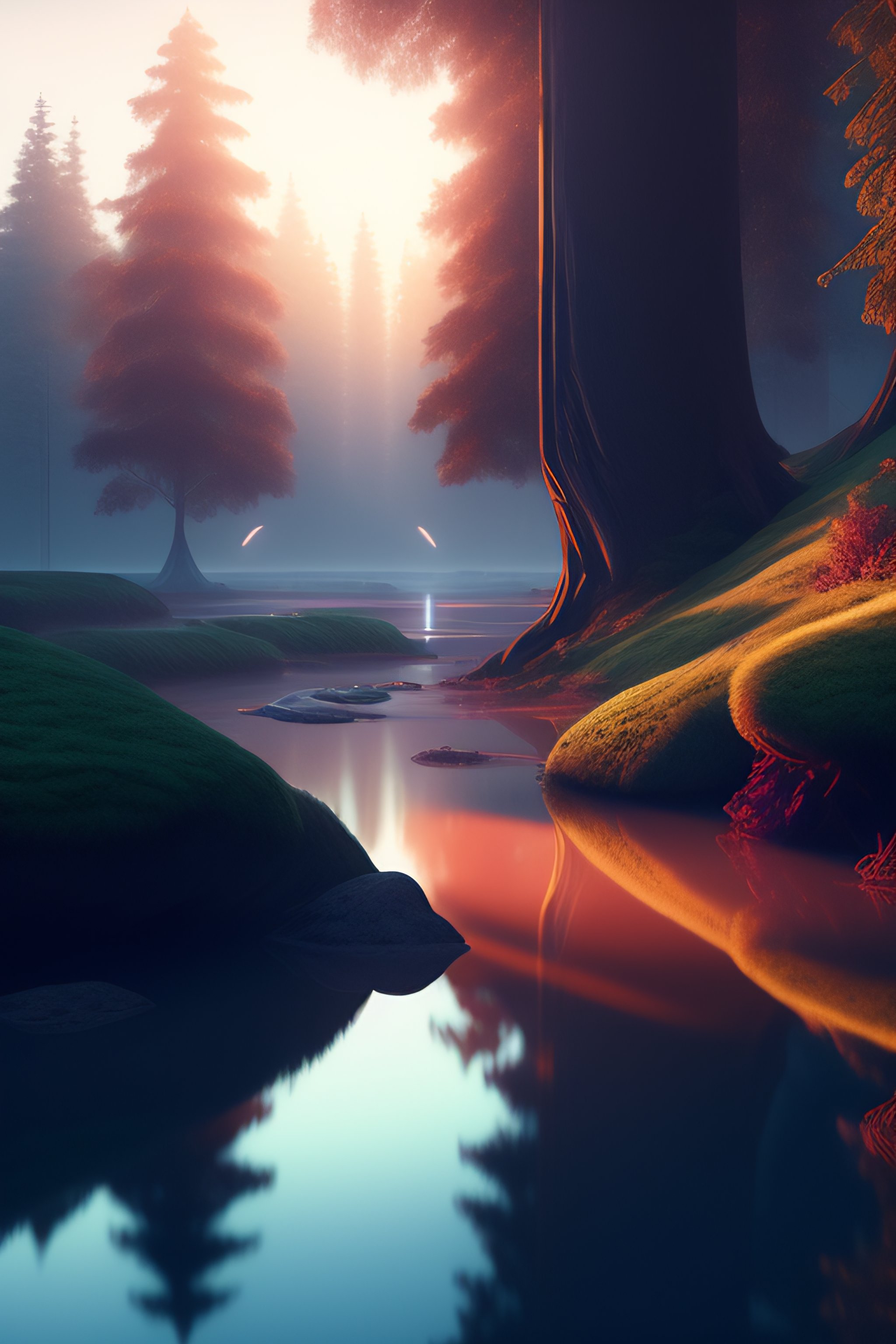 Lexica - Stranger Things, environmental concept art, the upside down ...