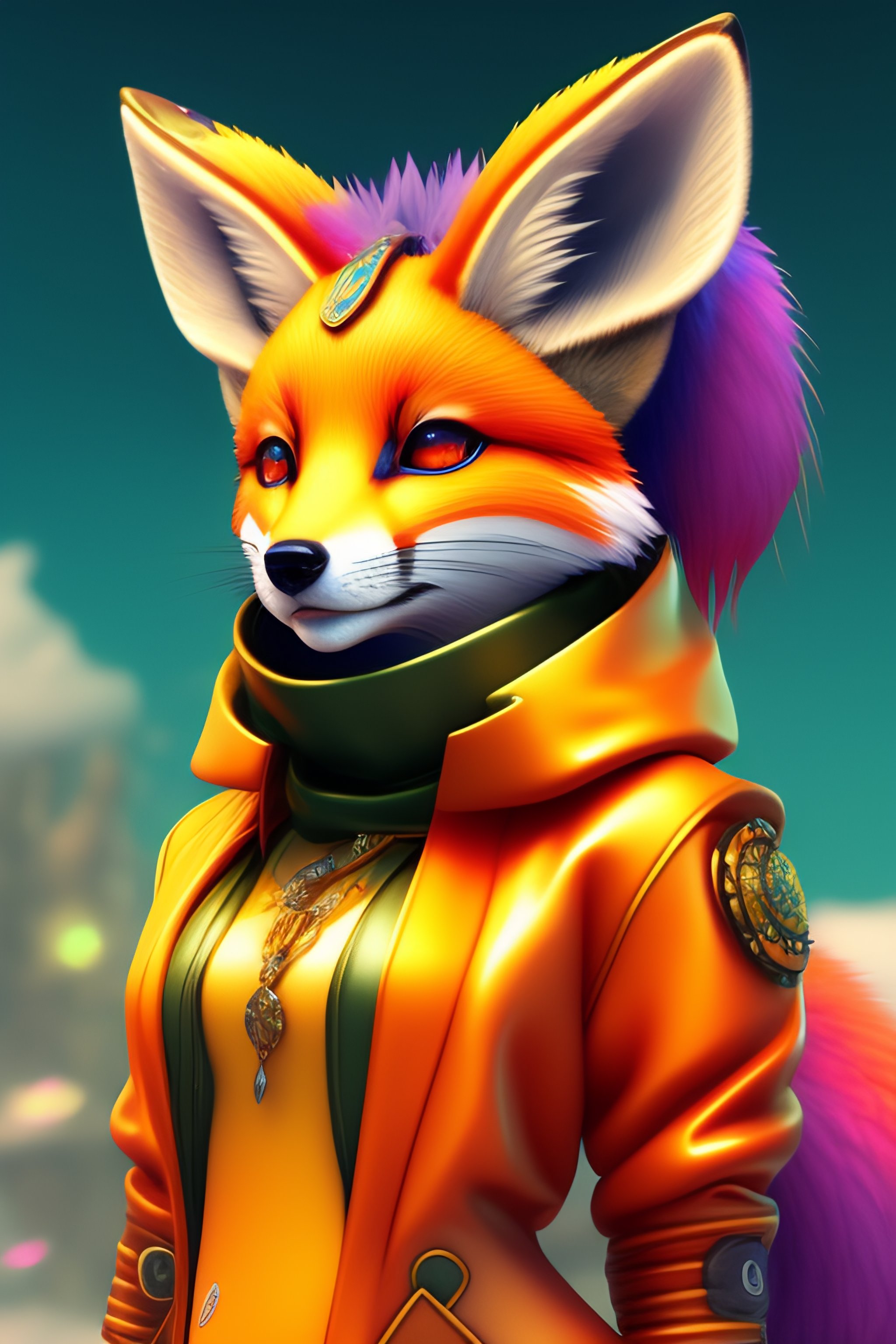 Lexica - A solar punk cute avatar in a futuristic world ...