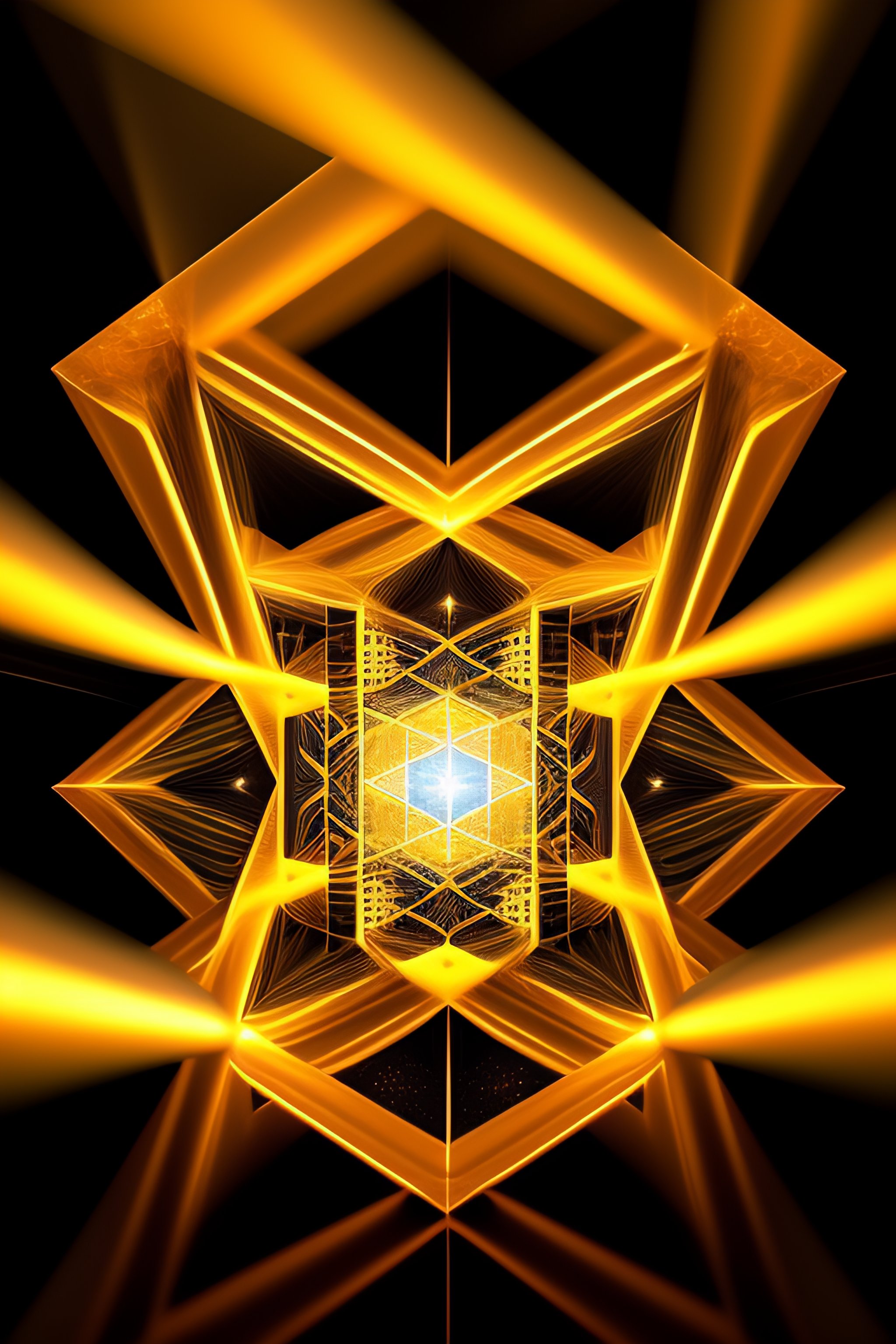 Lexica - Infinite completely straight strands of light emitted from ...