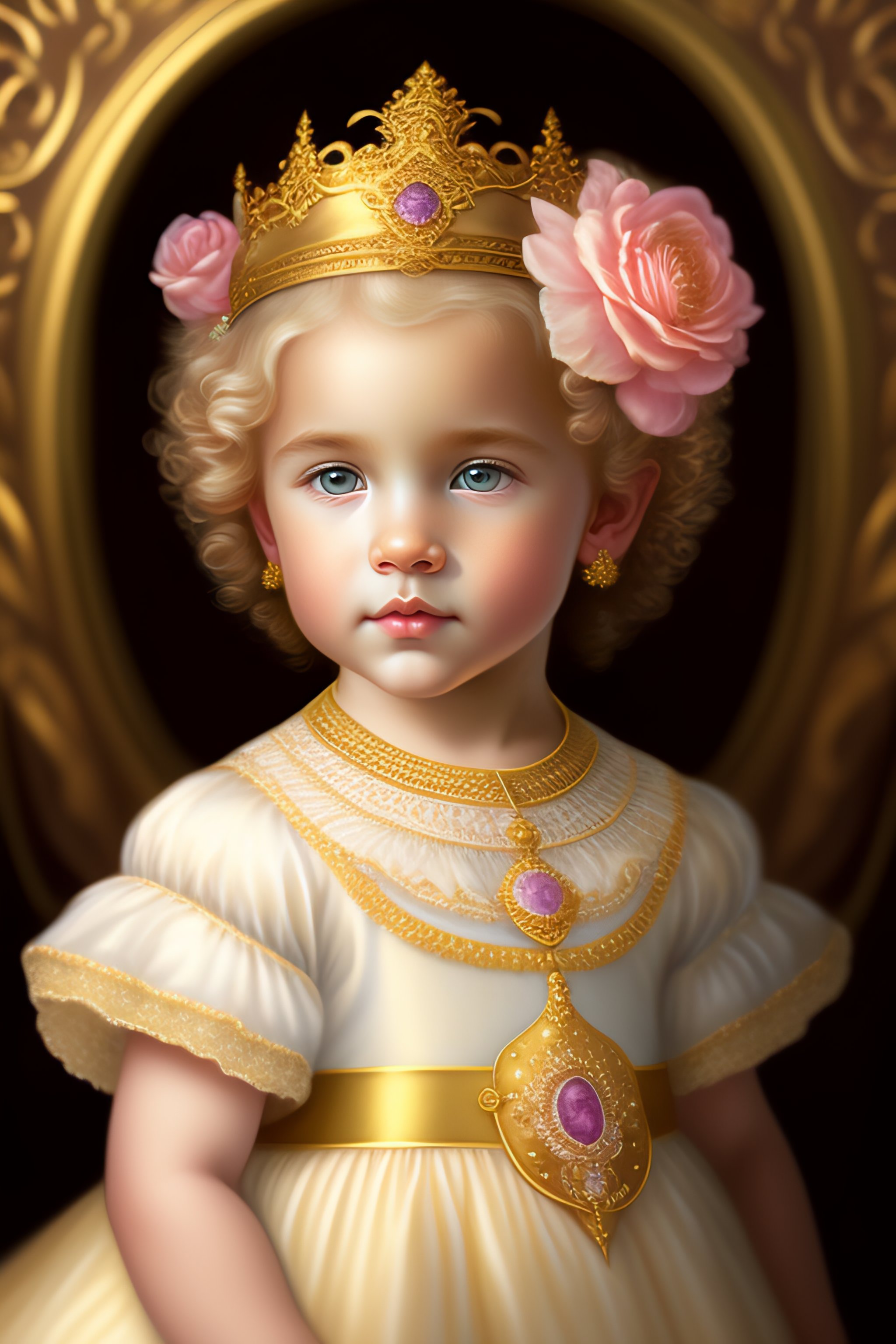 Lexica - Highly detailed venetian rococo portrait of a short hair blond ...