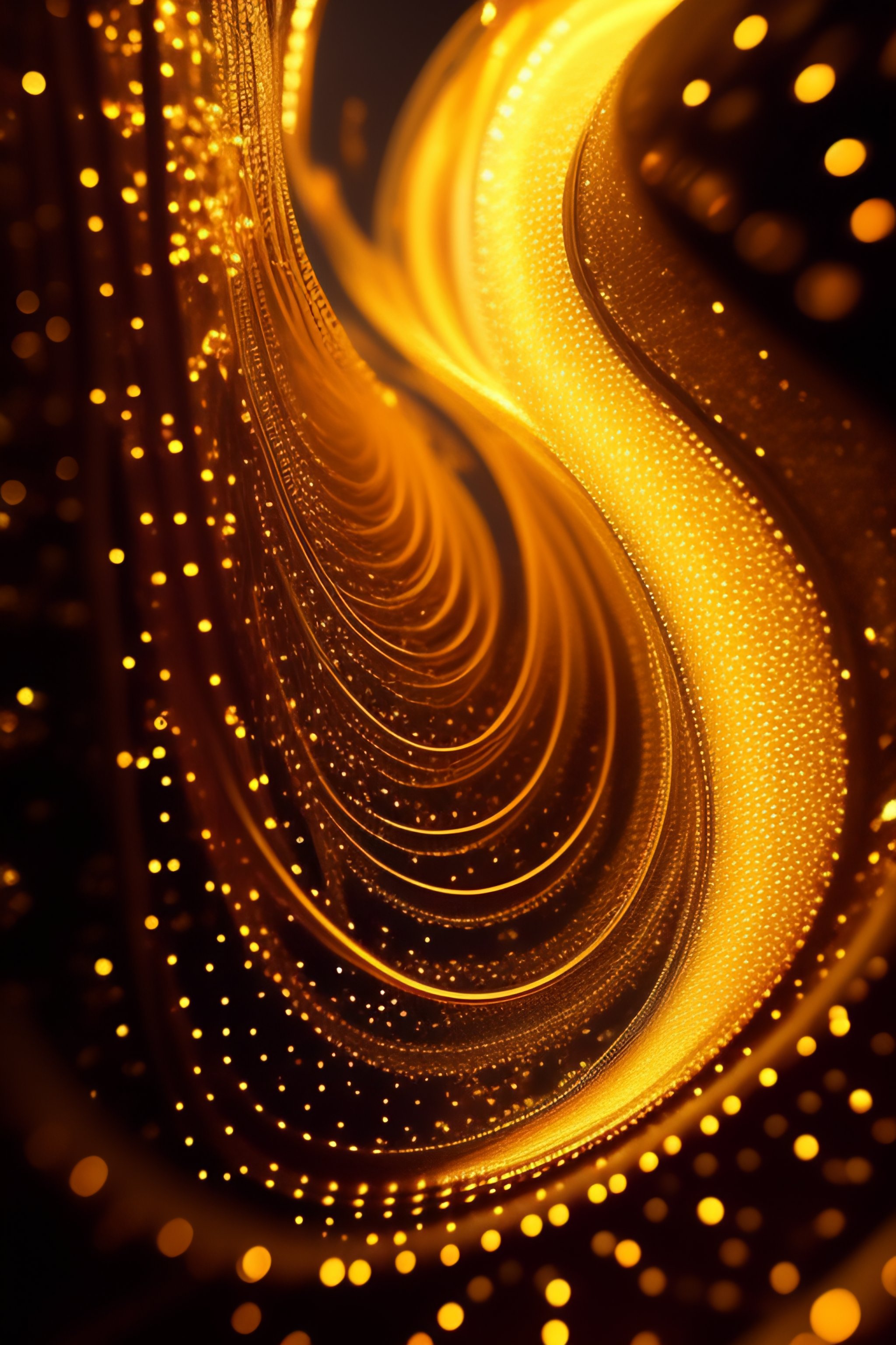 Lexica - An apparatus with beautiful golden strings, Shimmering ...