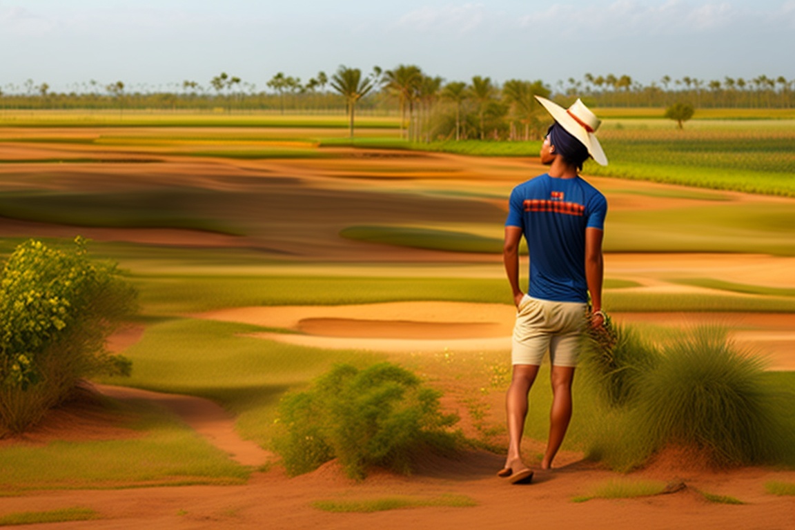 Lexica - Khmer handsome men , background rural landscape, natural