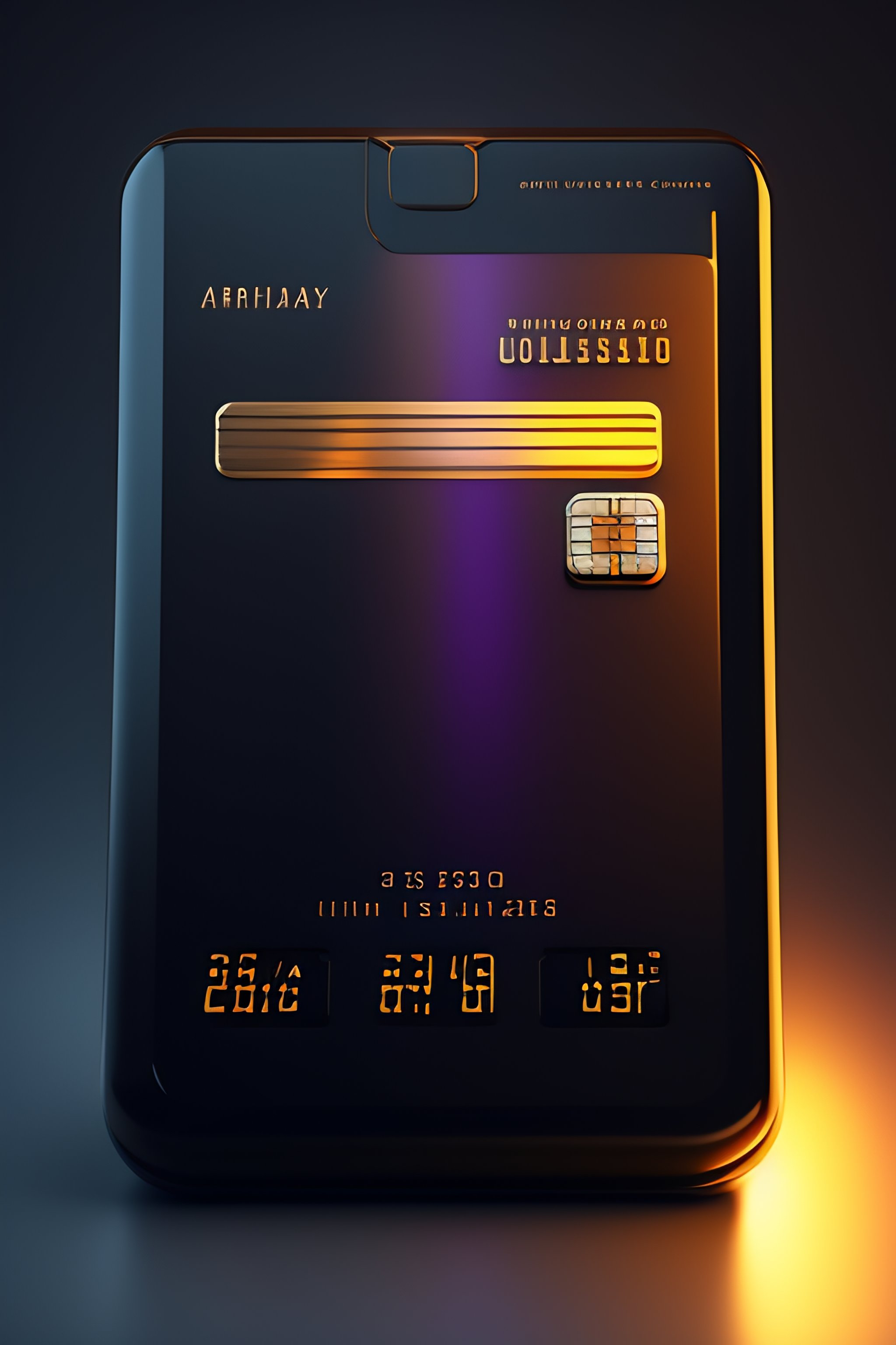 Lexica - Credit card, screen touch, icons app, dramatic lighting ...