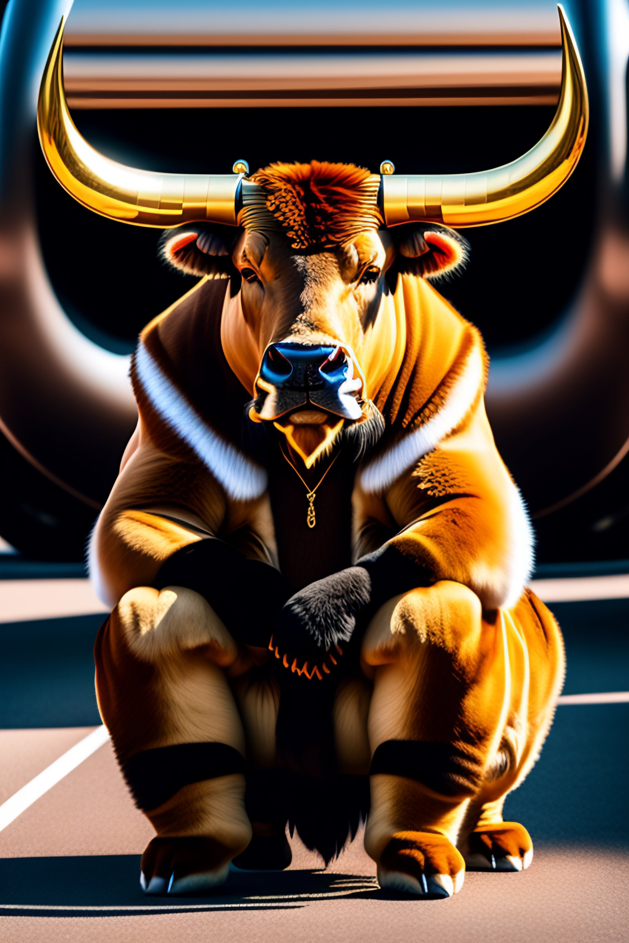 Lexica - Anthro furry humanoid bull, Bitcoin , signature (ARTUR BAIZ ...