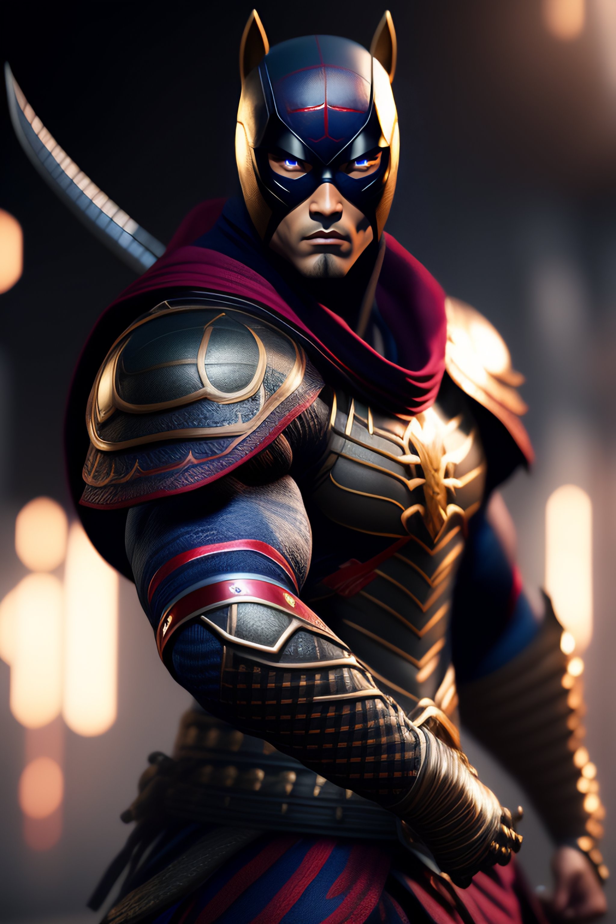 Lexica - Full samurai armor Tenchu spiderman , muscle extremely ...