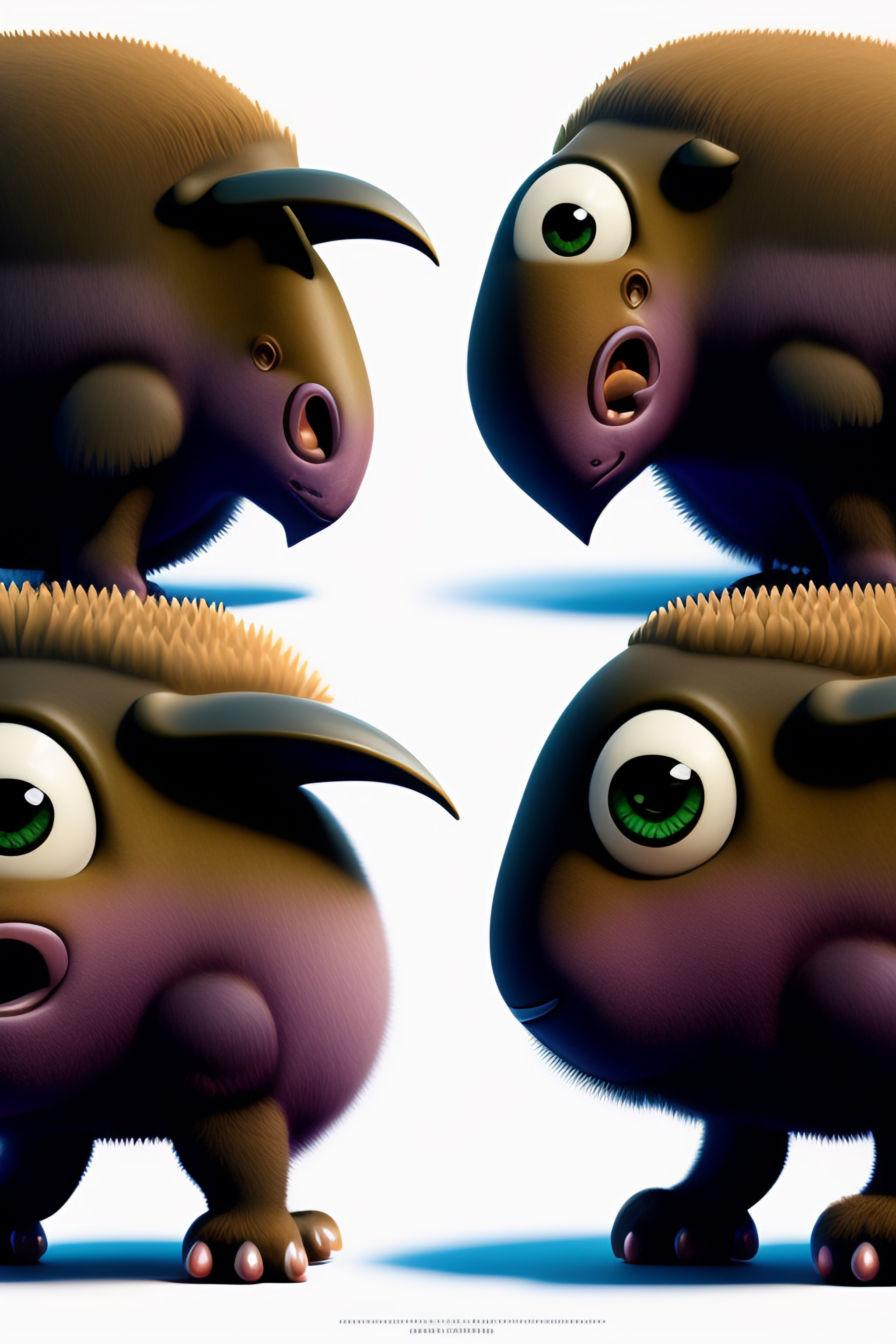 Lexica - Photo real monster model sheet